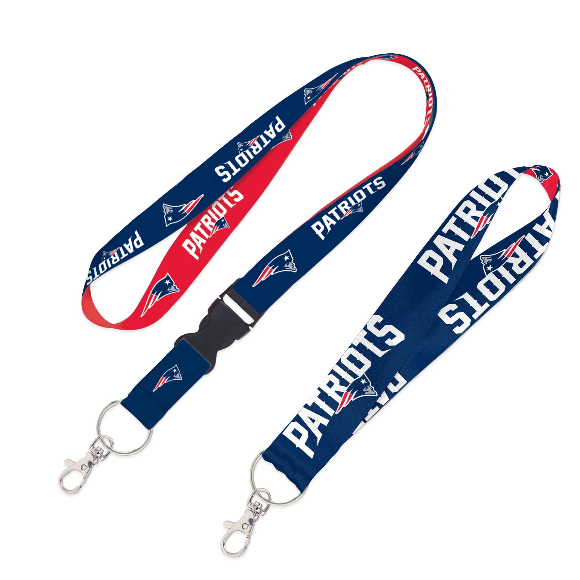 WinCraft New England Patriots 2-Pack Lanyard with Detachable Buckle ...