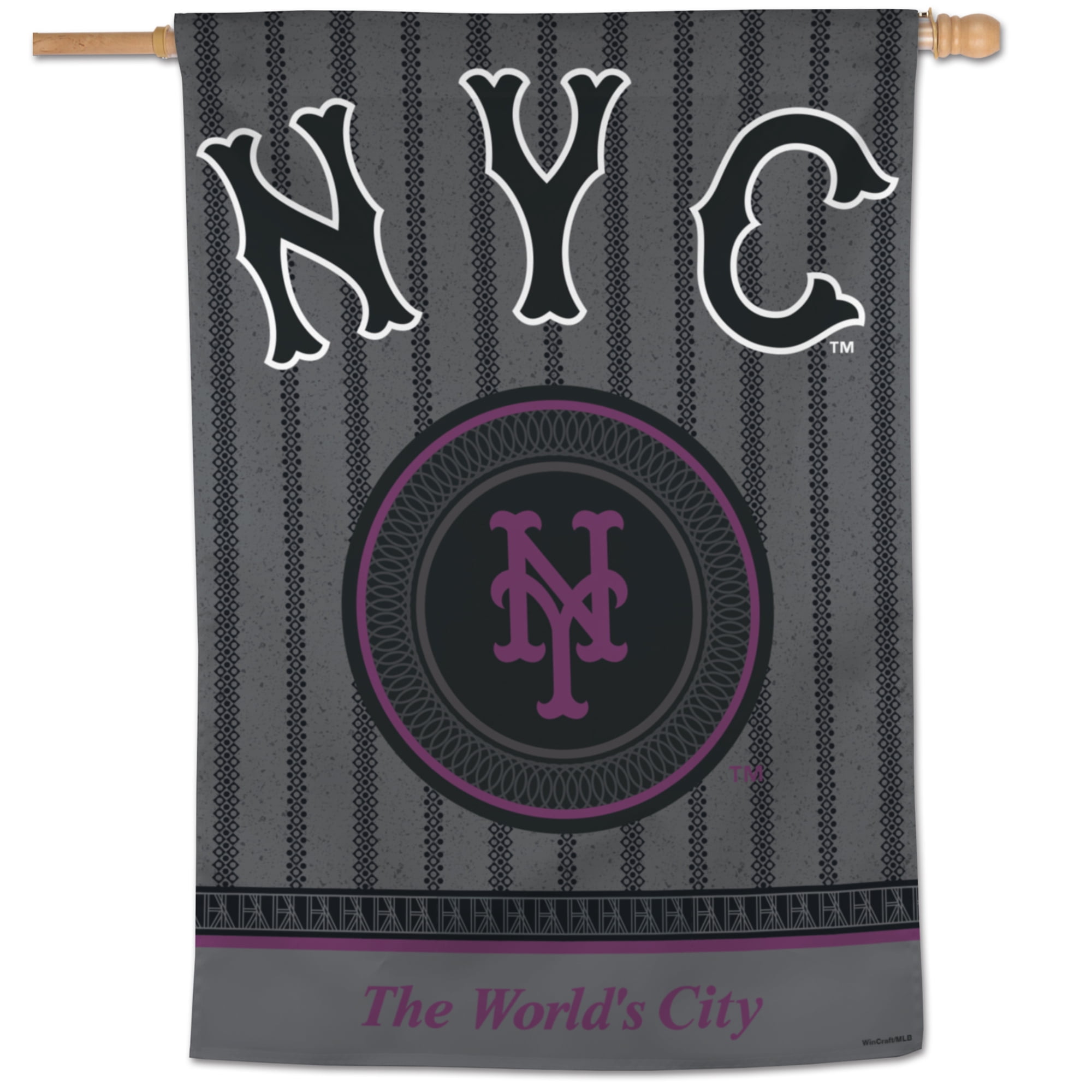 WinCraft New York Mets 2024 City Connect One-Sided 28'' x 40'' Vertical ...