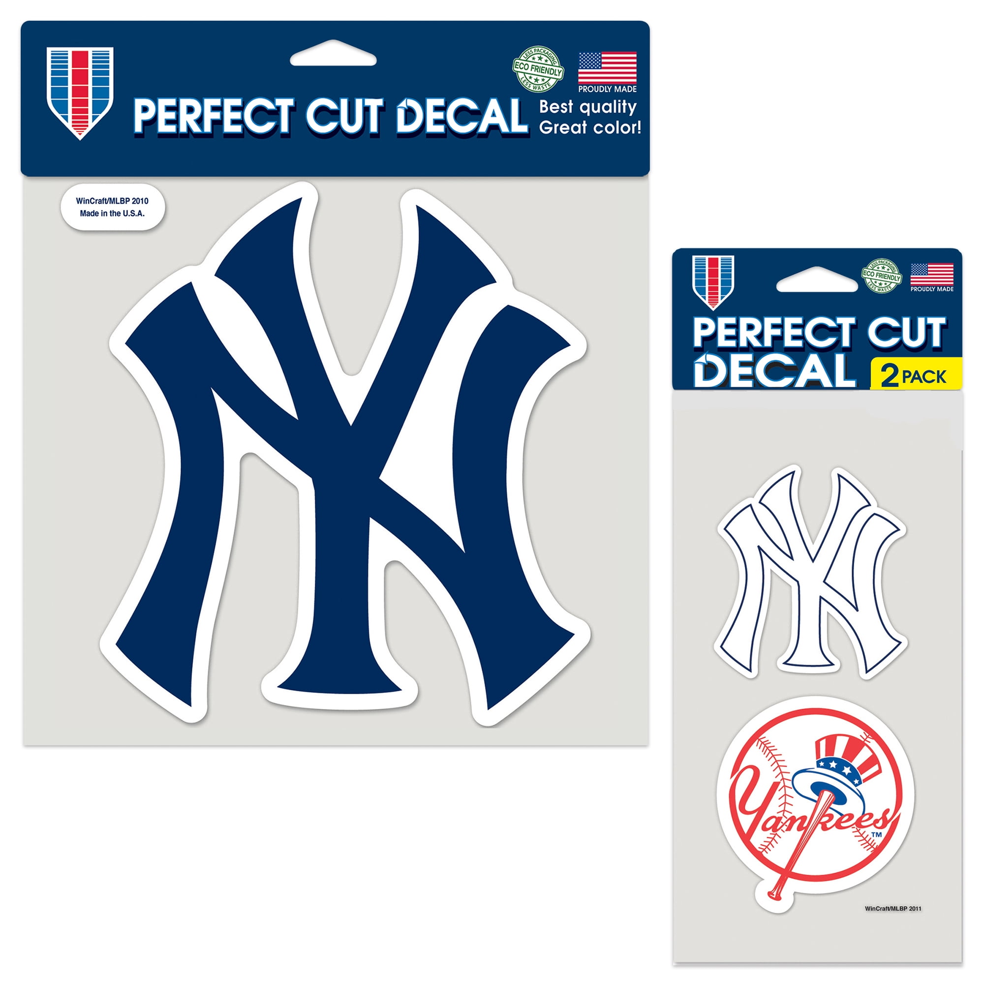 WinCraft New York Yankees Perfect Cut Decal Two-Pack Set - Walmart.com