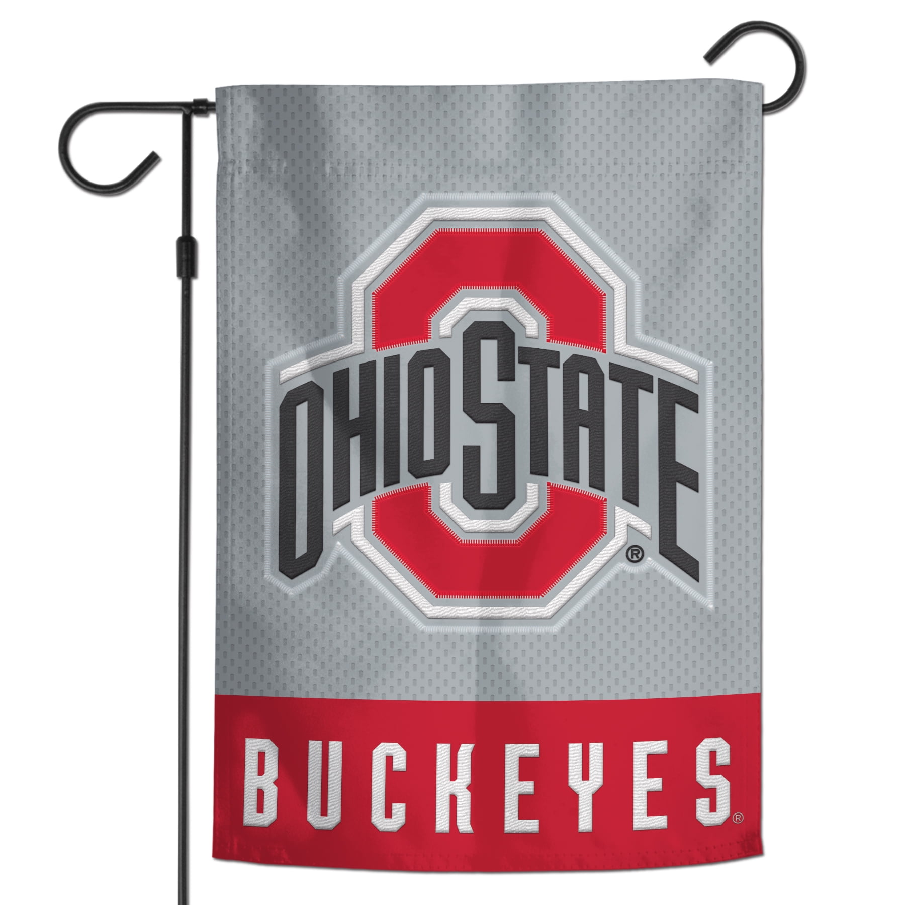 WinCraft Ohio State Buckeyes 12" x 18" Applique Garden Flag - Walmart.com