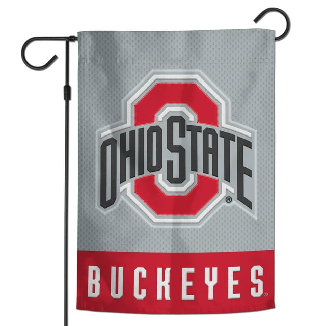 WinCraft Ohio State Buckeyes 12" x 18" Applique Garden Flag - Walmart.com