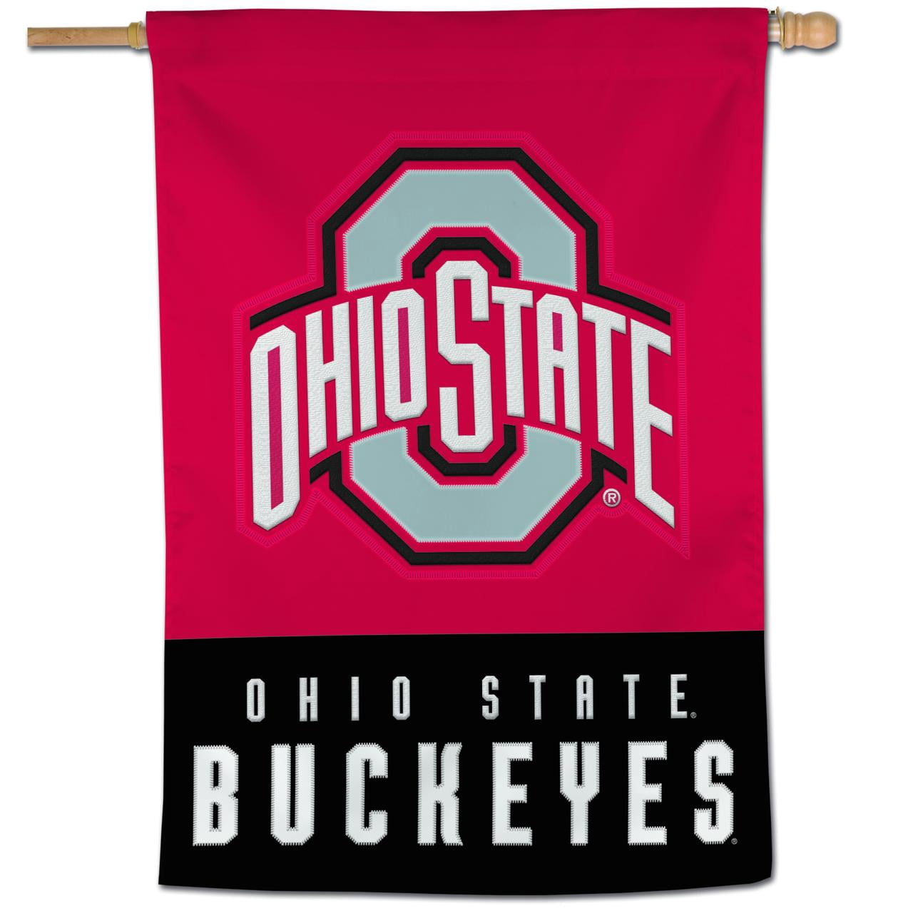 WinCraft Ohio State Buckeyes 28" x 40" Applique Vertical Banner ...