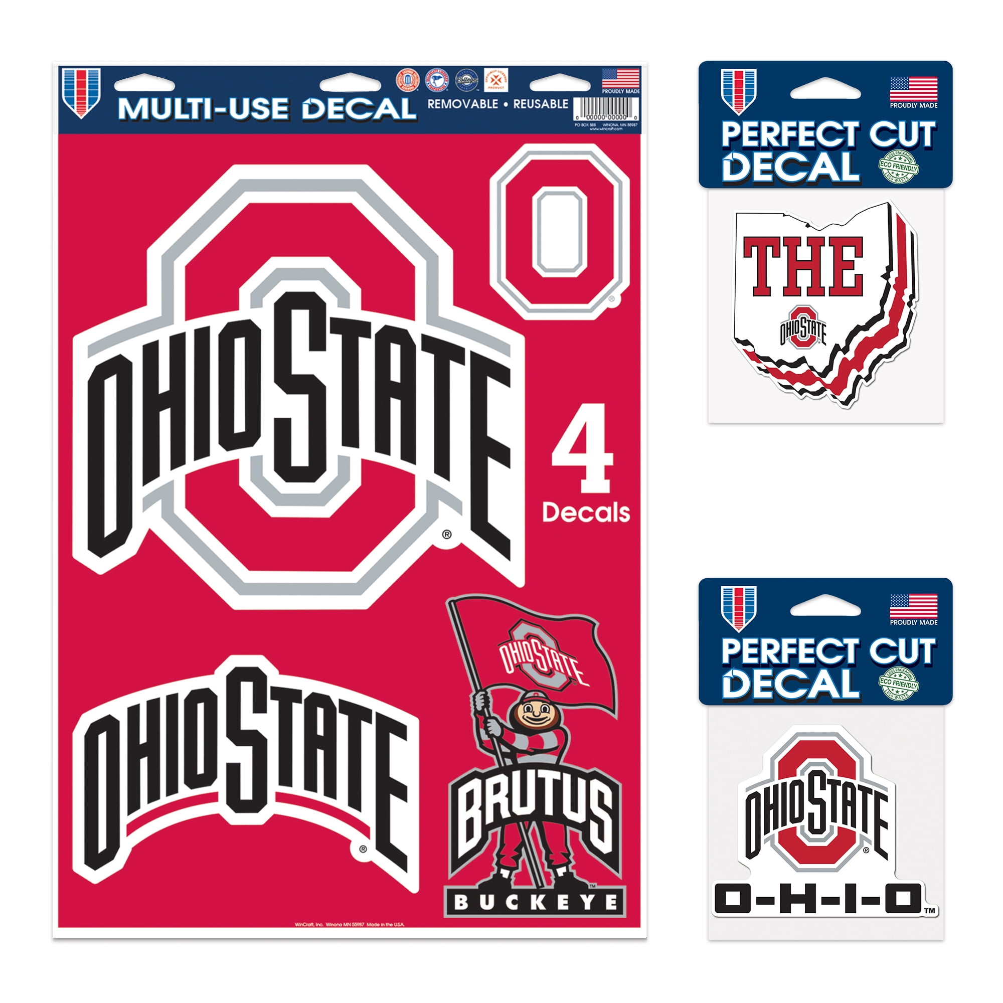 Ohio State Helmet Decals