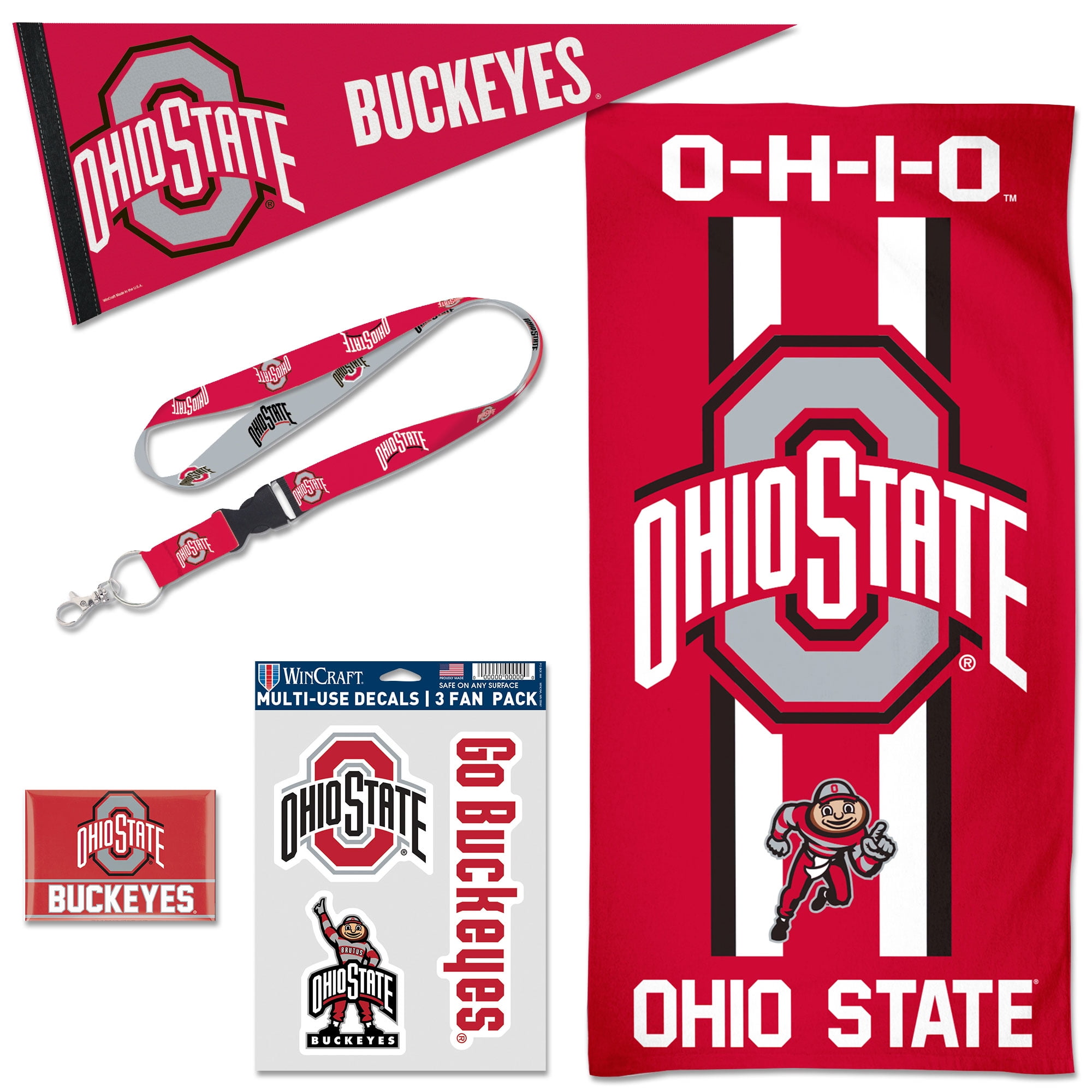 WinCraft Ohio State Buckeyes House Fan Accessories Pack - Walmart.com