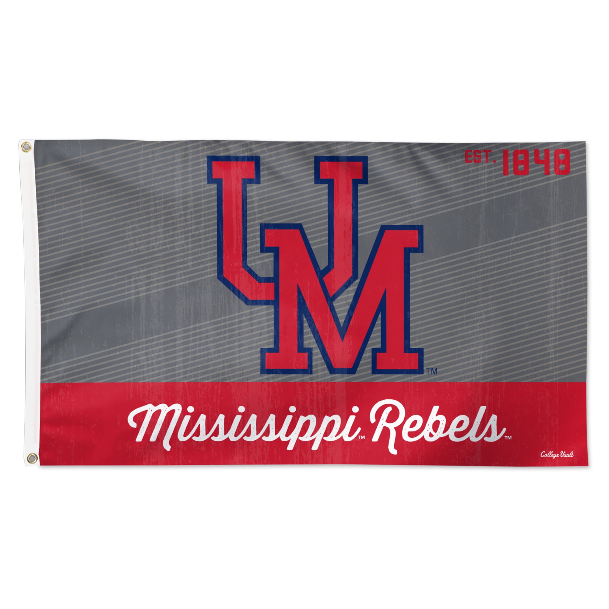 WinCraft Ole Miss Rebels Single-Sided College Vault Deluxe Flag ...