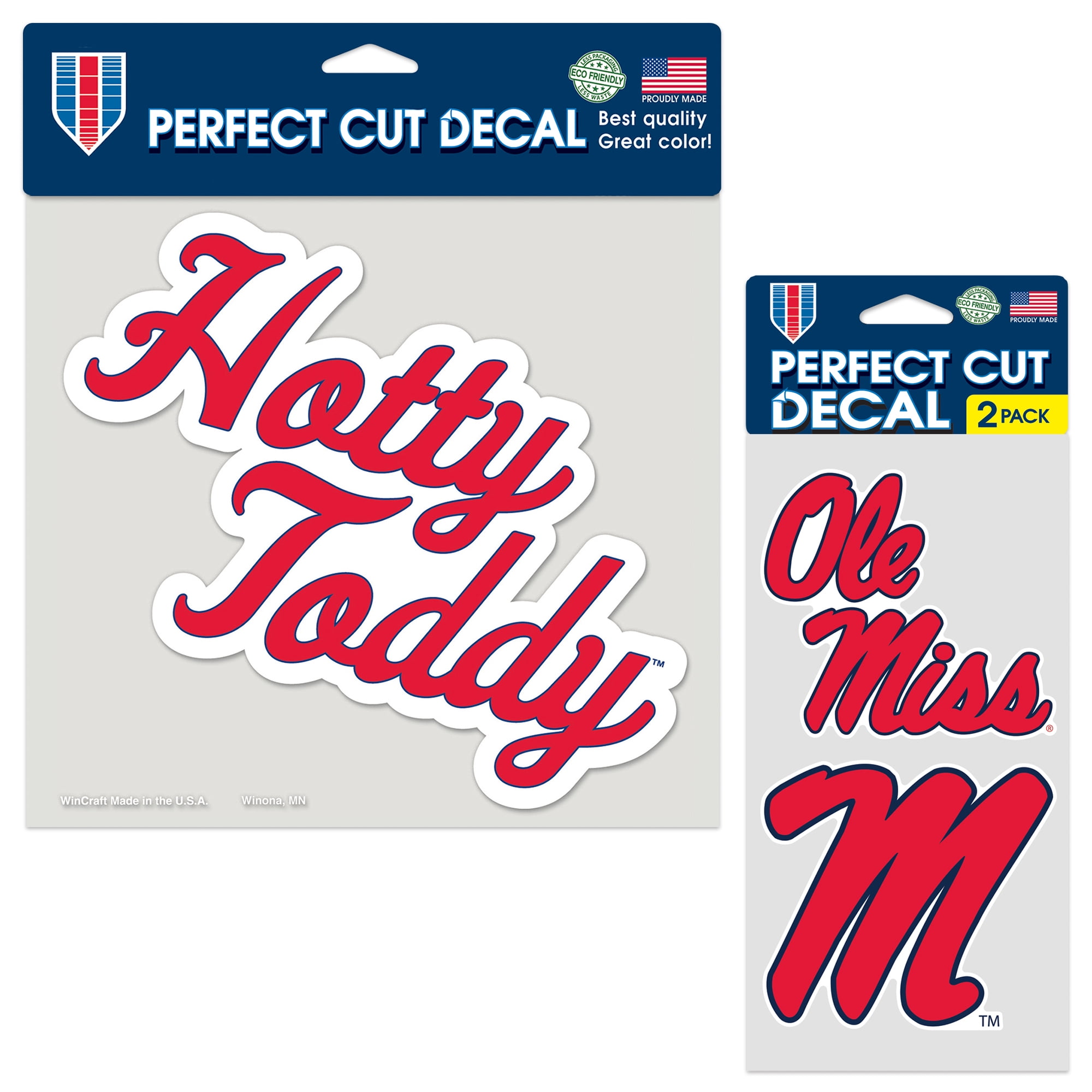 WinCraft Ole Miss Rebels Three-Pack Perfect Cut Decals - Walmart.com