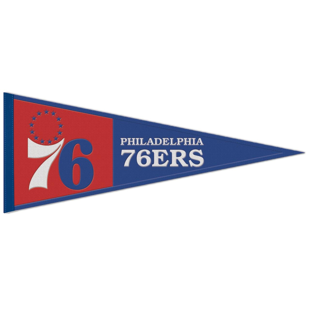 WinCraft Philadelphia 76ers 13" x 32" Wool Primary Logo Pennant ...