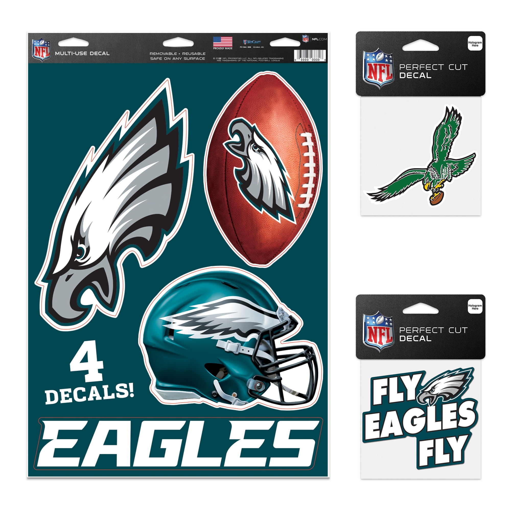 WinCraft Philadelphia Eagles Decal Variety Pack - Walmart.com