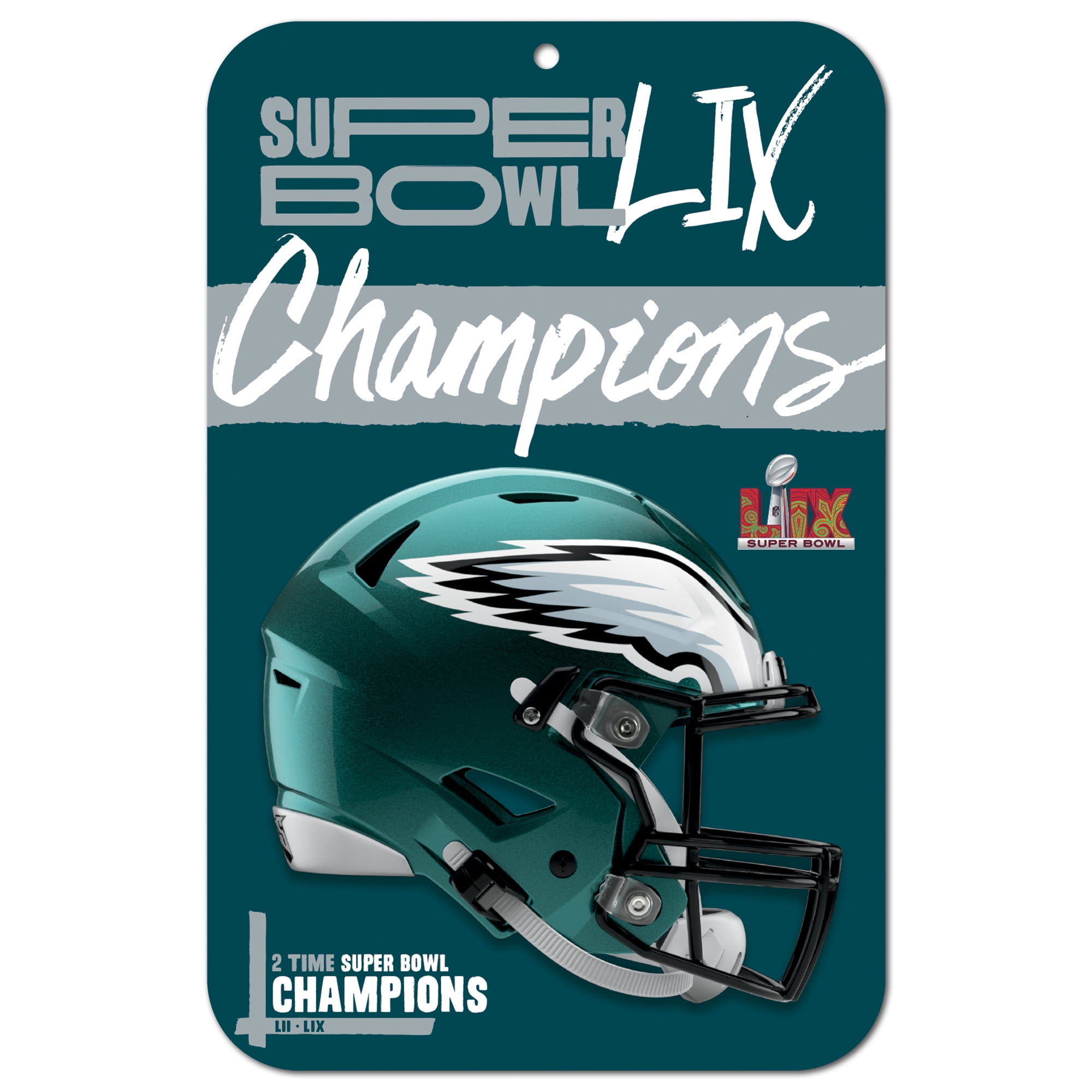 WinCraft Philadelphia Eagles Super Bowl LIX Champions 11" x 17" Indoor ...