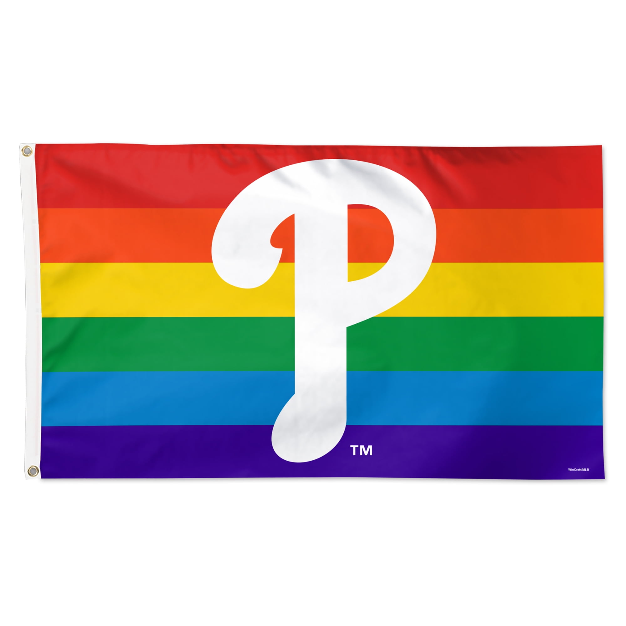 WinCraft Philadelphia Phillies 3' x 5' Single-Sided Deluxe Team Pride ...