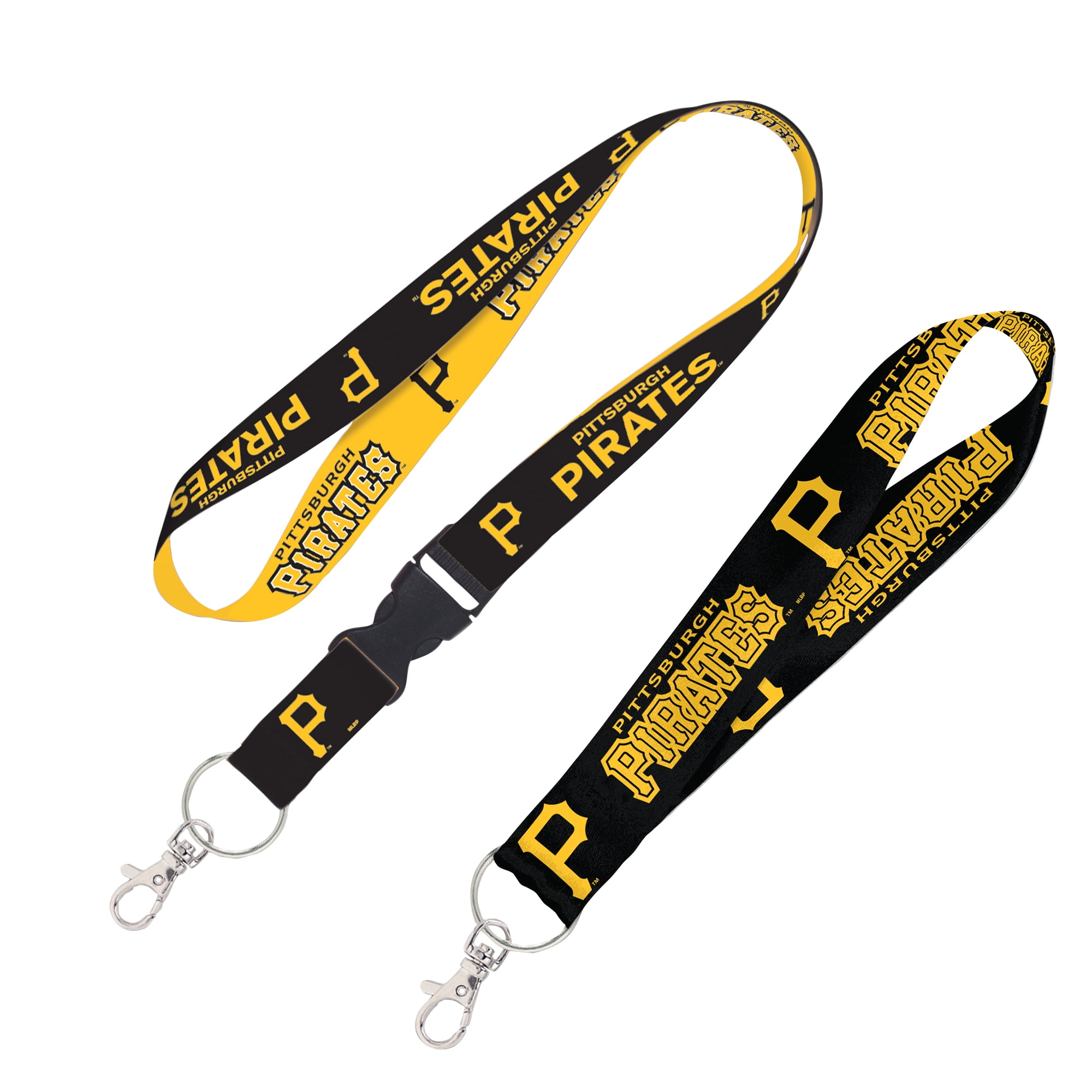 WinCraft Pittsburgh Pirates 2-Pack Lanyard with Detachable Buckle & Key ...