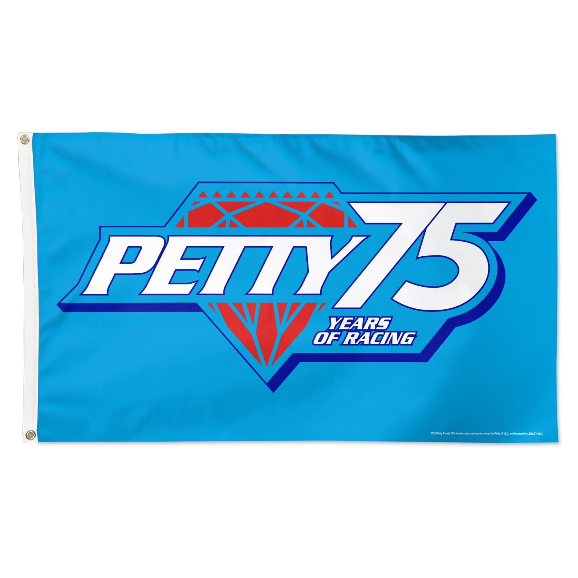 WinCraft Richard Petty 75th Anniversary 3' x 5' One-Sided Deluxe Flag ...