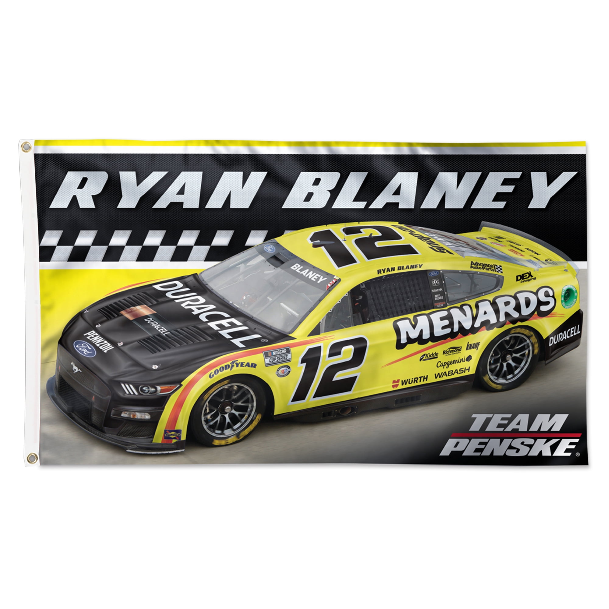 WinCraft Ryan Blaney Two-Sided 3' x 5' Deluxe Flag - Walmart.com