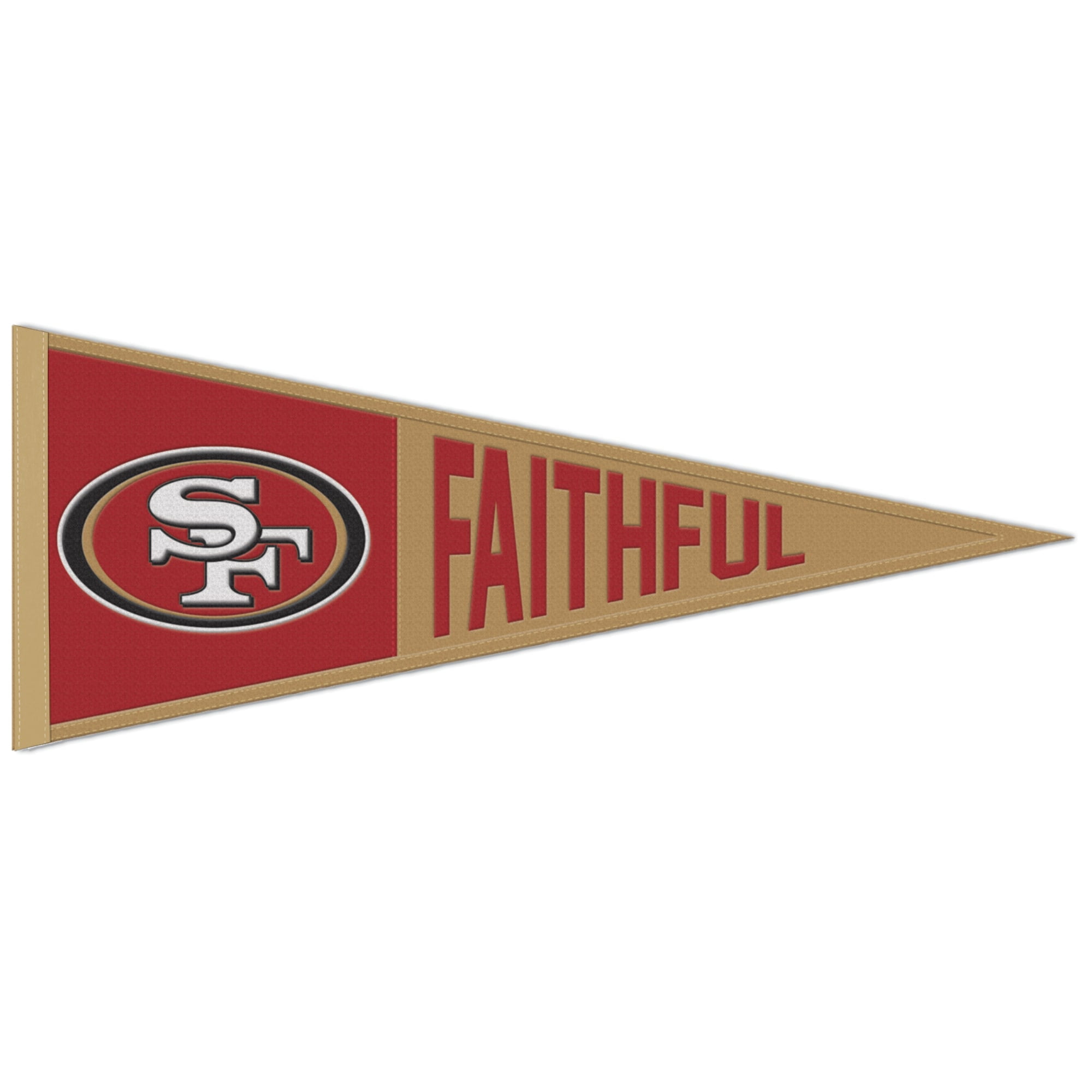 WinCraft San Francisco 49ers 13" x 32" Slogan Pennant - Walmart.com
