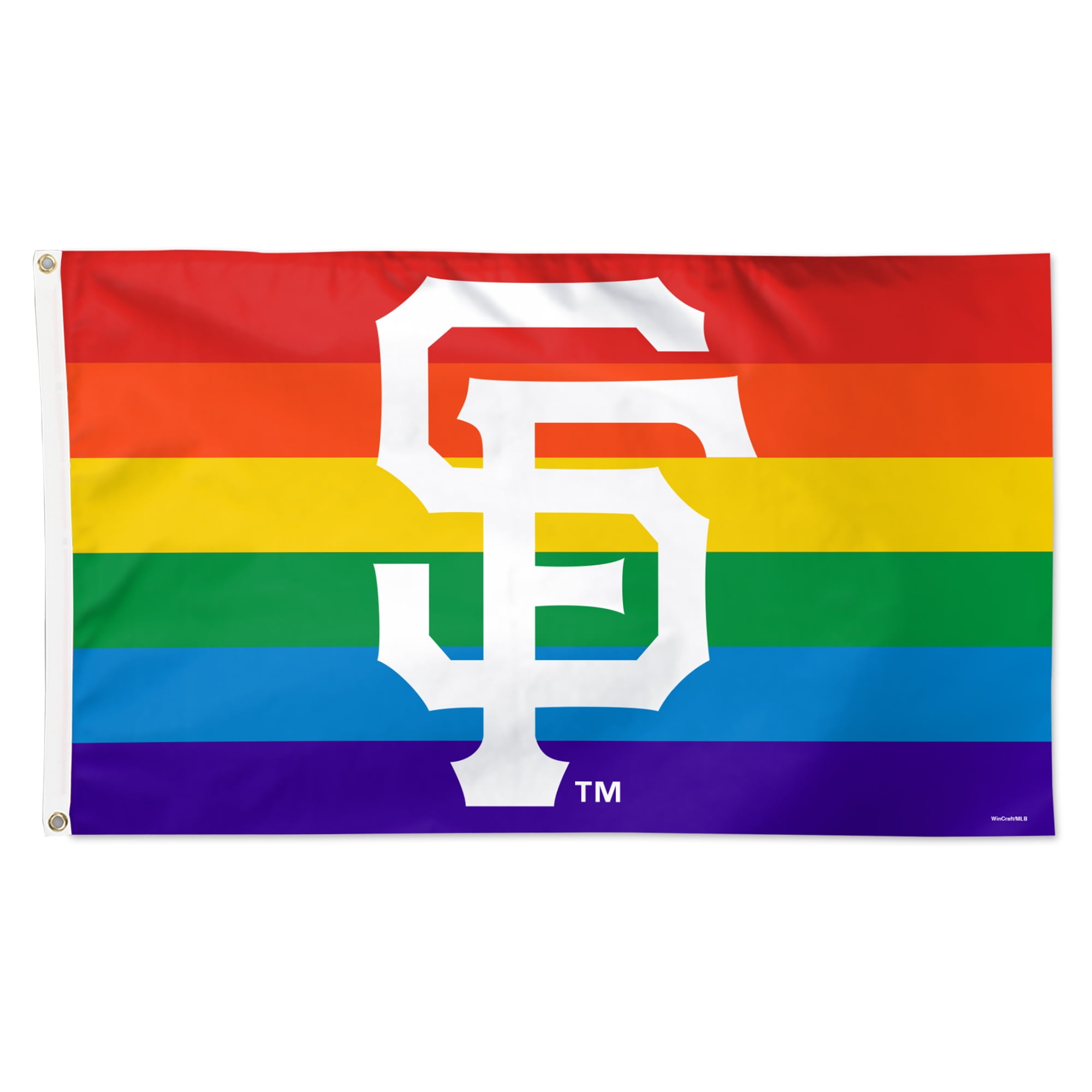 WinCraft San Francisco Giants 3' x 5' Single-Sided Deluxe Team Pride ...
