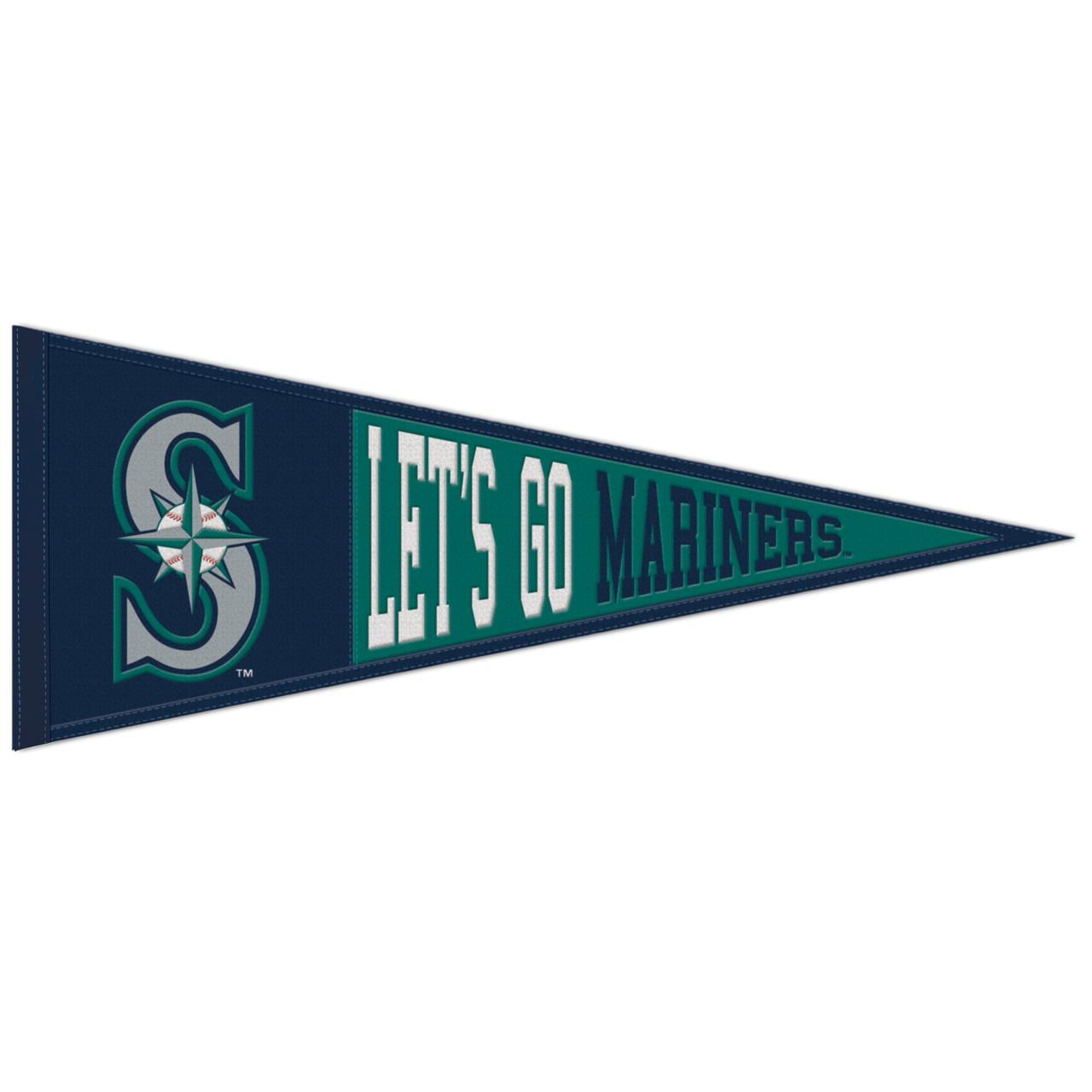 WinCraft Seattle Mariners 13" x 32" Slogan Pennant - Walmart.com