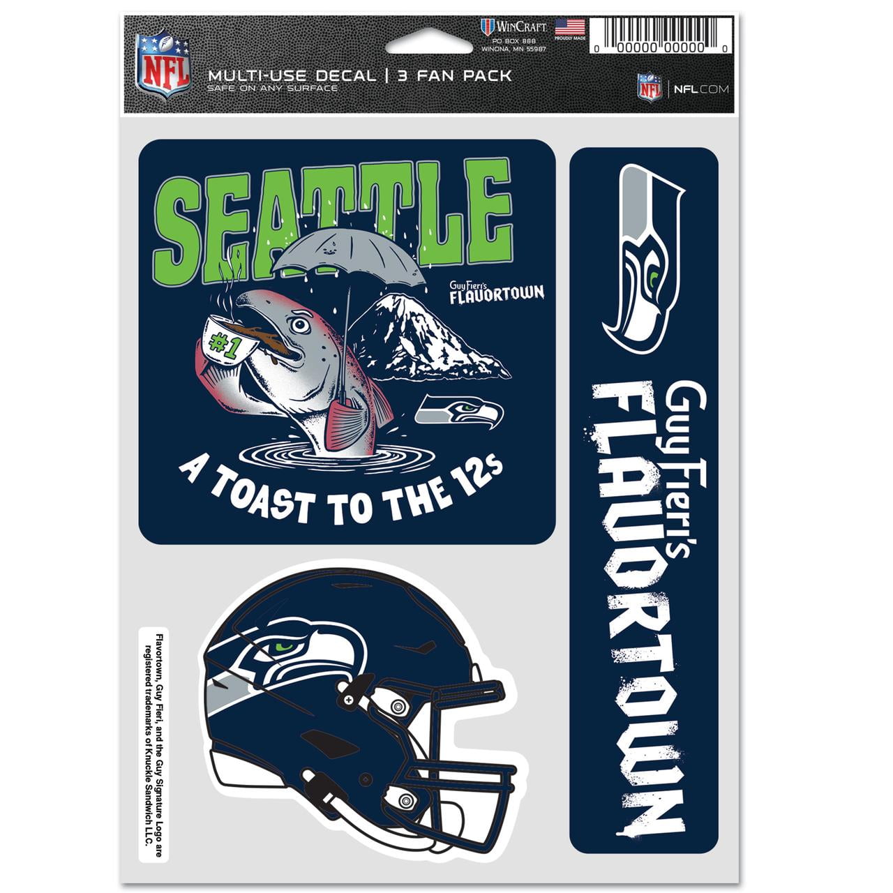 WinCraft Seattle Seahawks NFL x Guy Fieri-s Flavortown 5.5'' x 7.75 ...