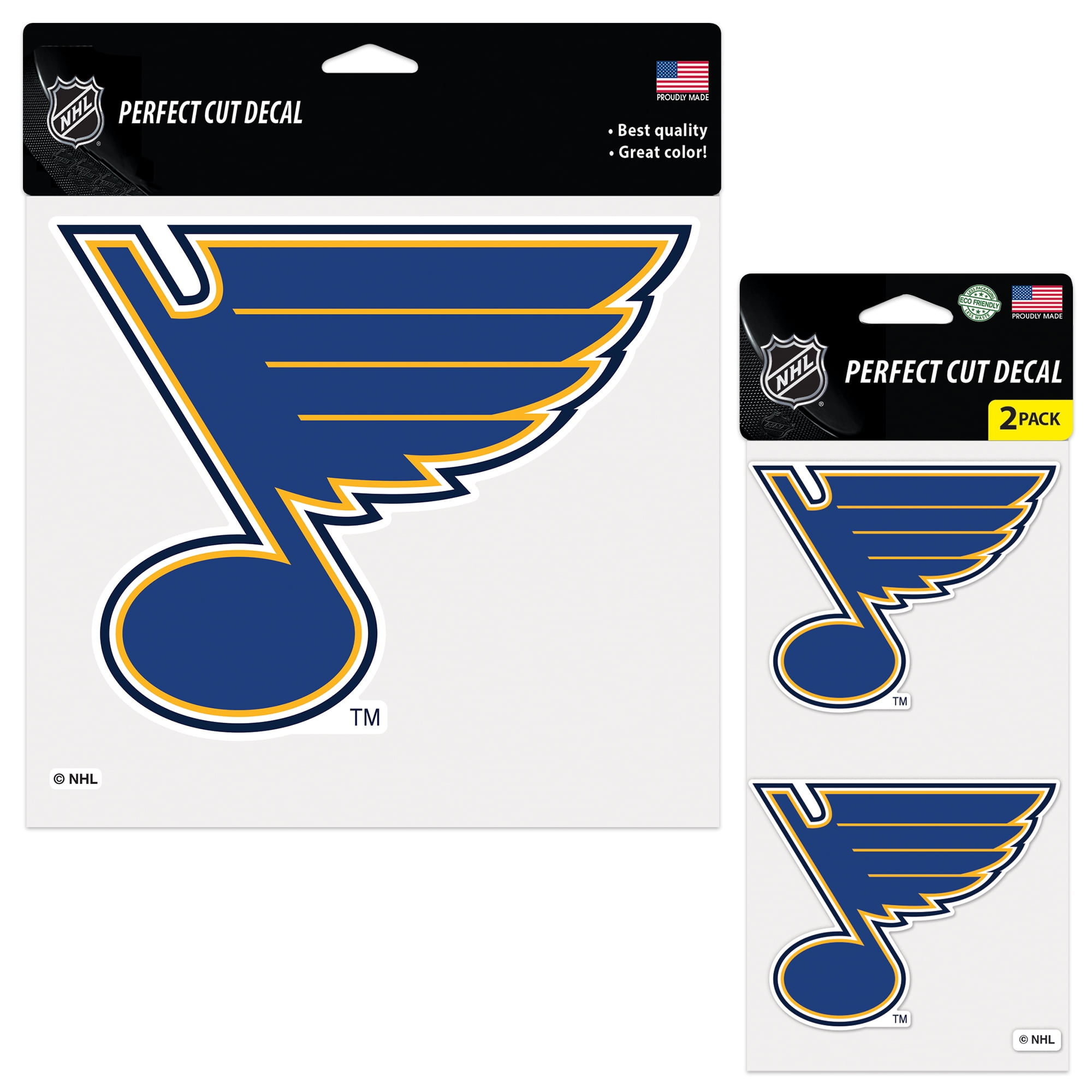 WinCraft St. Louis Blues Three-Pack Perfect Cut Decals - Walmart.com