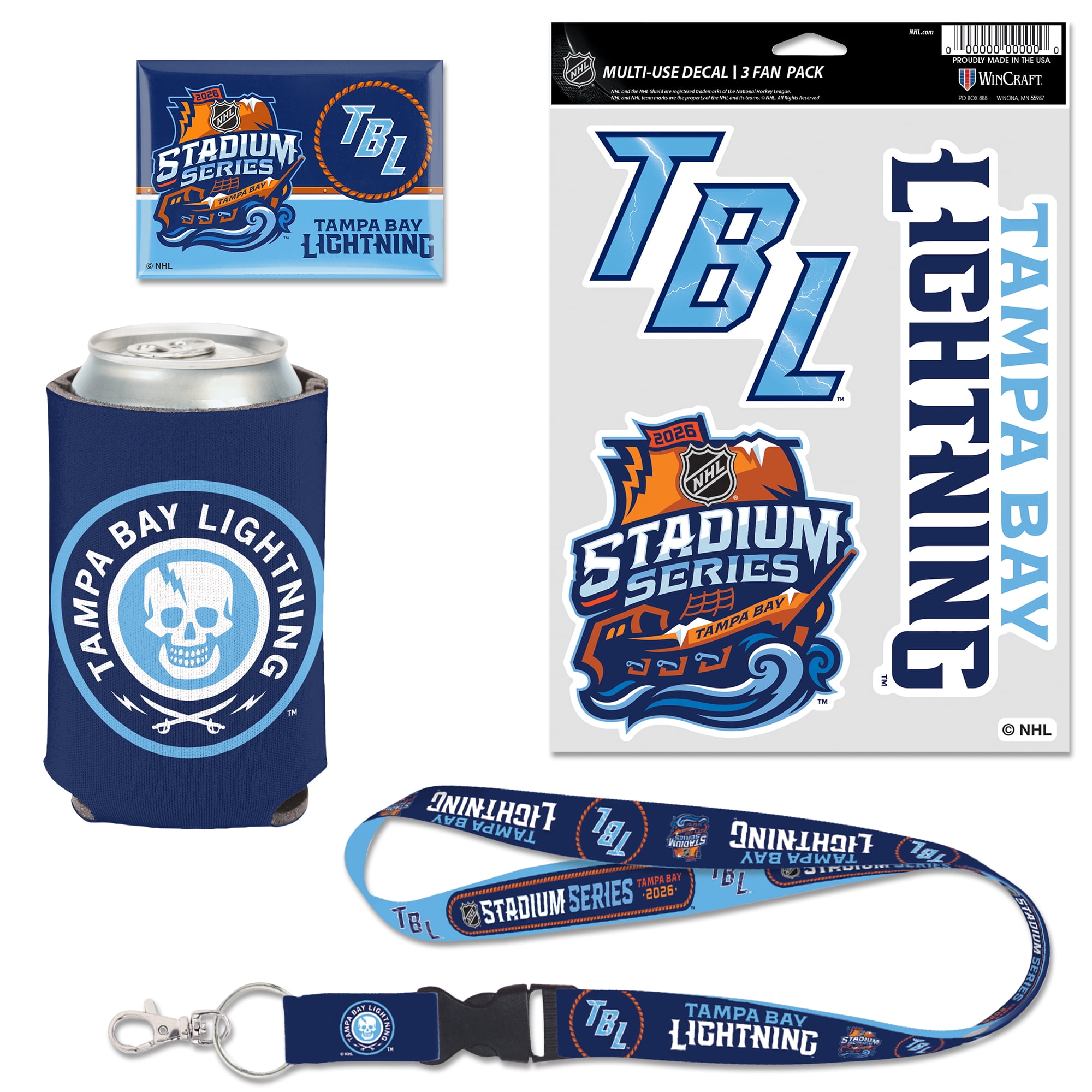 WinCraft Tampa Bay Lightning 2026 NHL Stadium Series Four-Piece Fan ...
