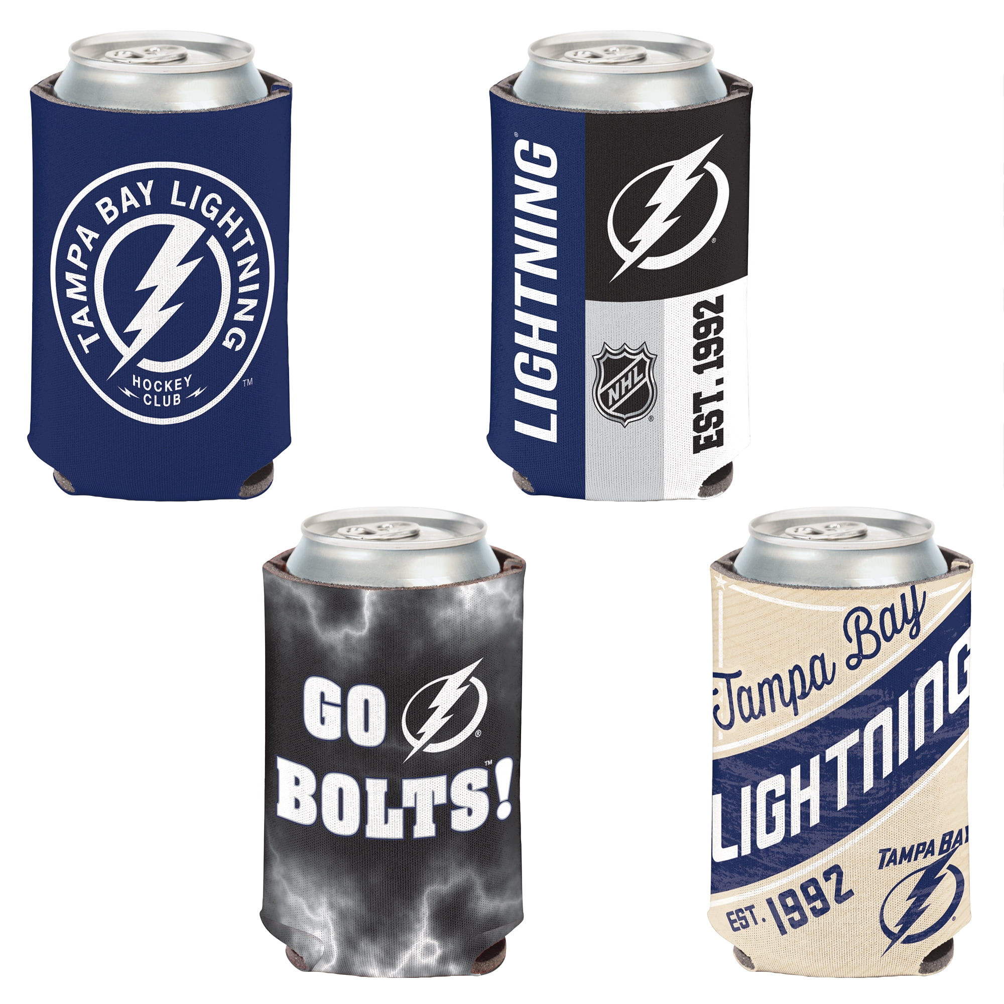 WinCraft Tampa Bay Lightning 4-Pack 12oz. Can Cooler Set - Walmart.com
