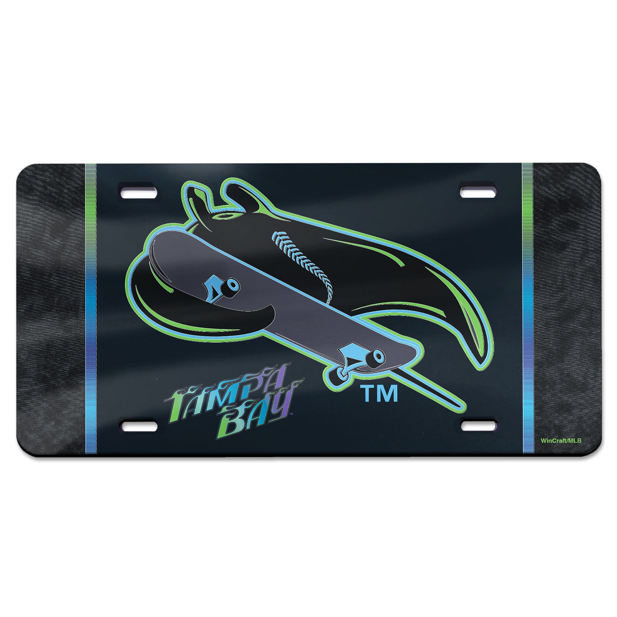 WinCraft Tampa Bay Rays 2024 City Connect Laser Cut Acrylic License ...