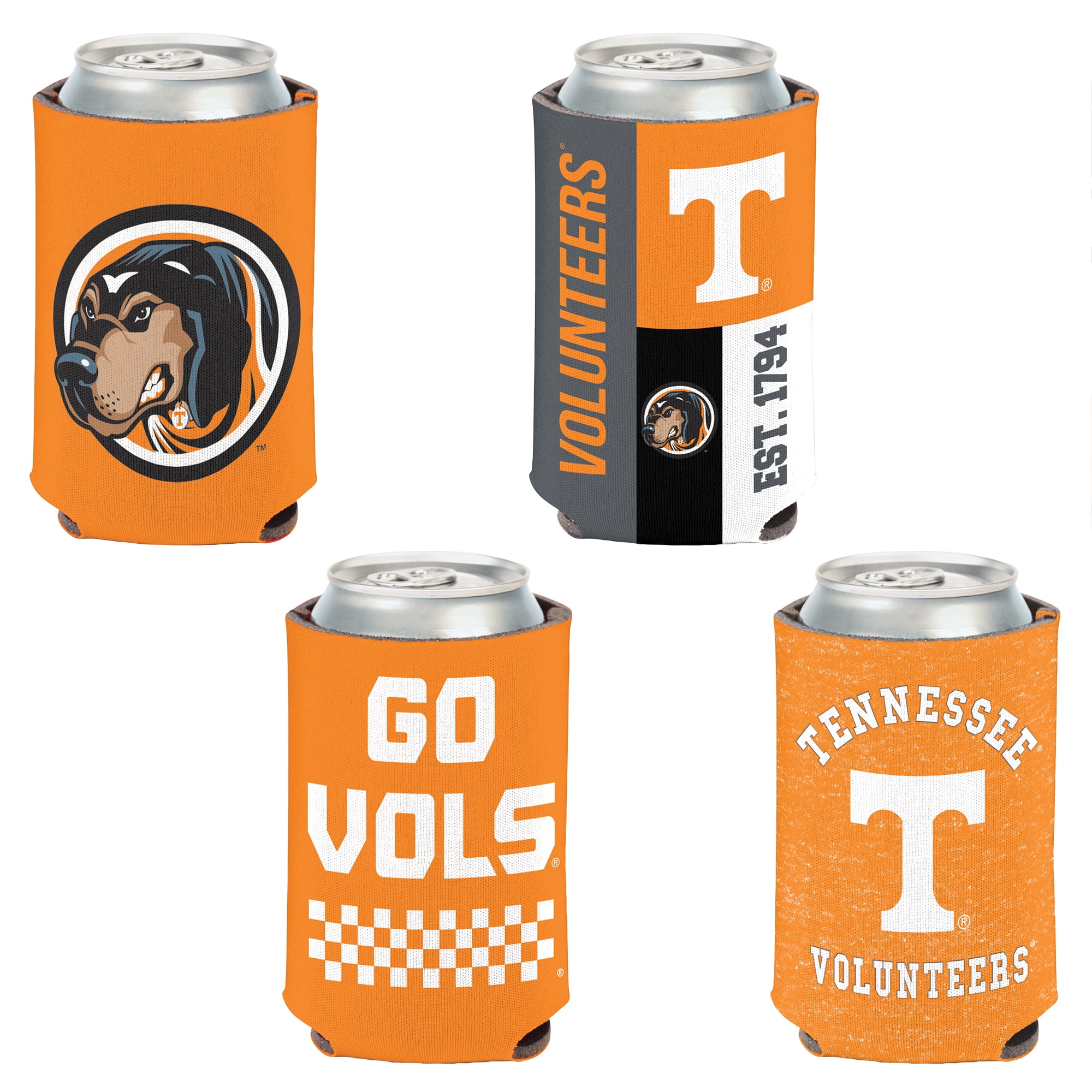 WinCraft Tennessee Volunteers 4-Pack 12oz. Can Cooler Set - Walmart.com