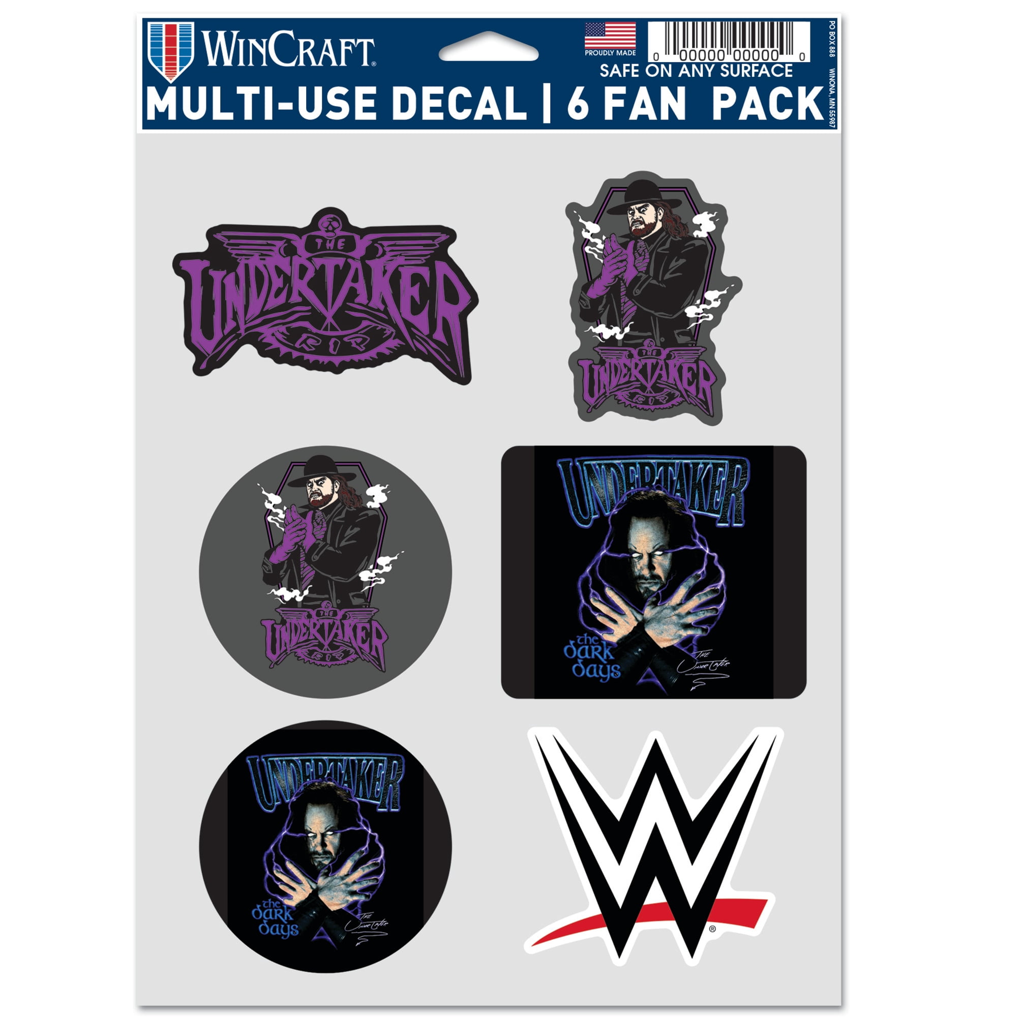 WinCraft The Undertaker Six-Pack Decal Set - Walmart.com