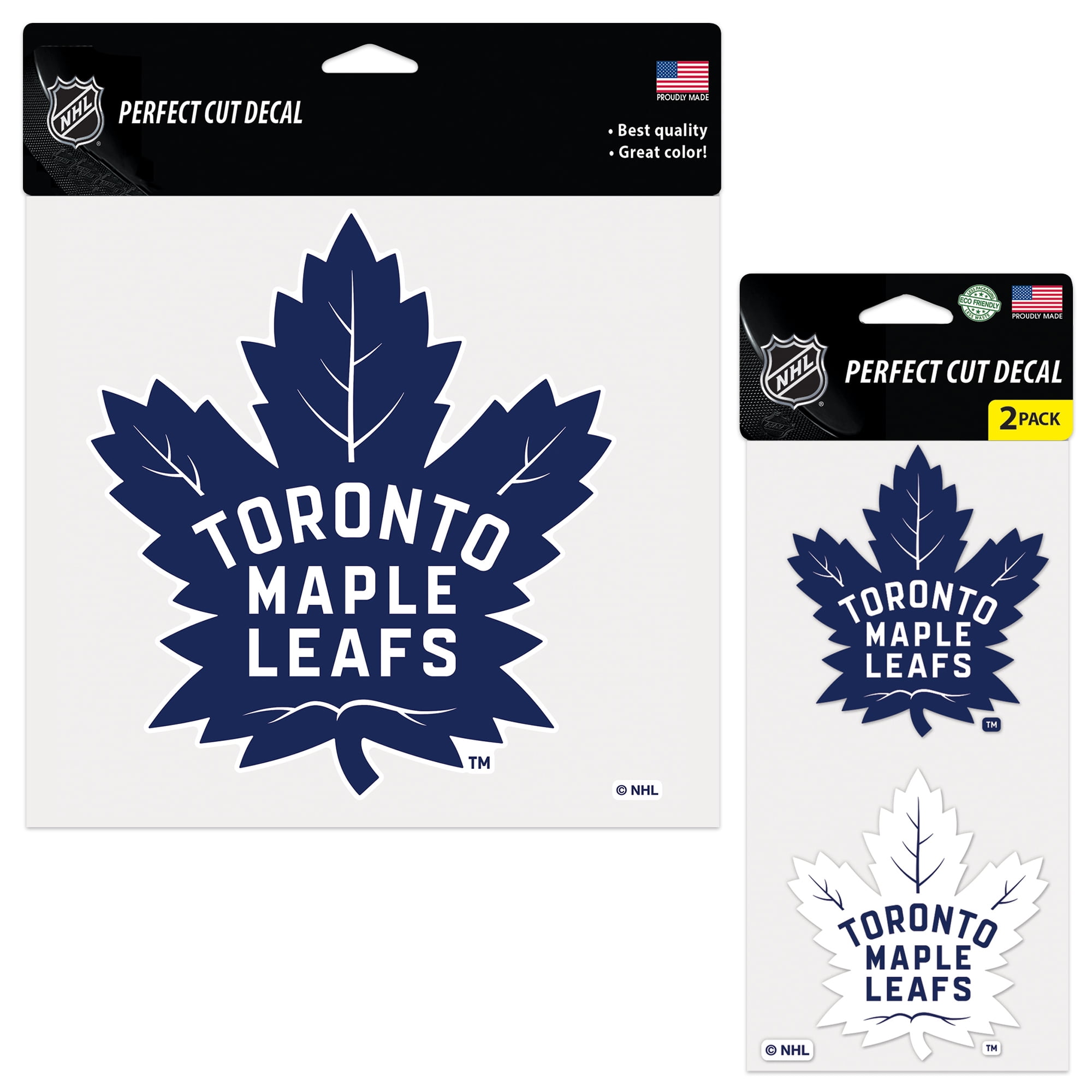 WinCraft Toronto Maple Leafs Perfect Cut Decal Two-Pack Set - Walmart.com