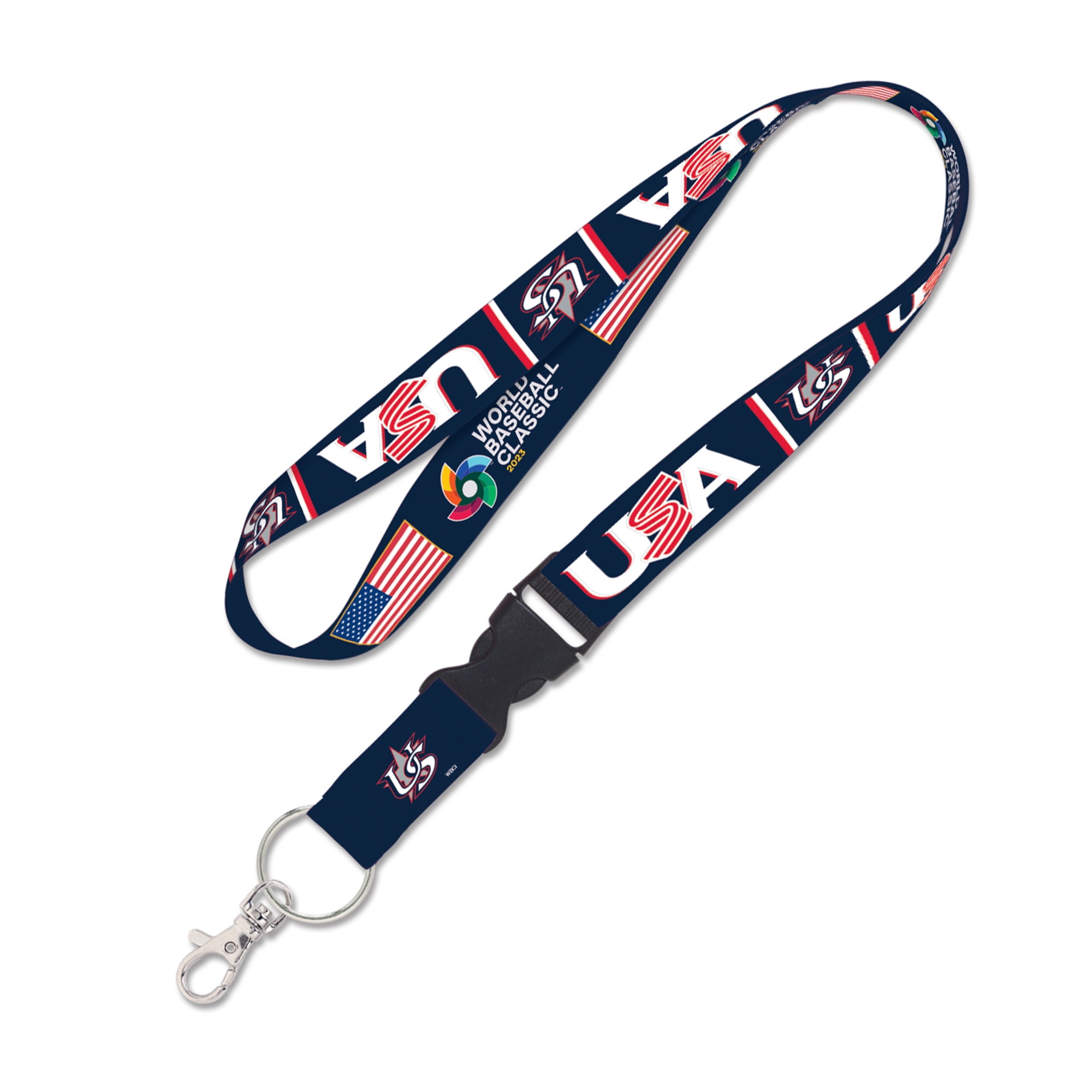 WinCraft USA Baseball 2023 World Baseball Classic Lanyard with ...