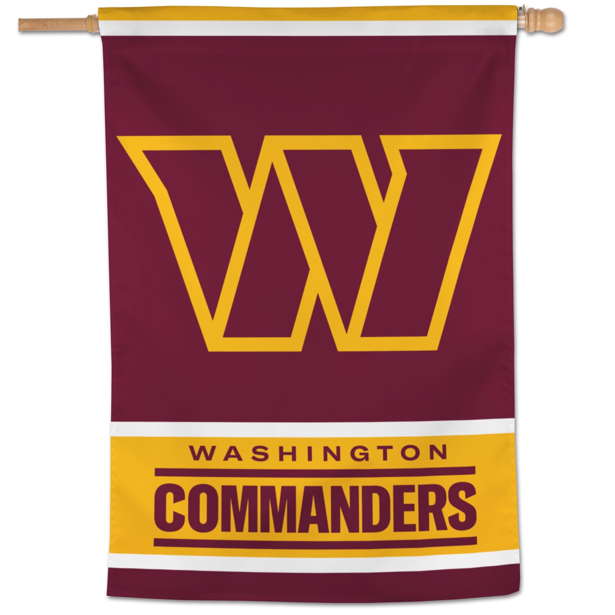 WinCraft Washington Commanders 28" x 40" Primary Logo Single-Sided ...
