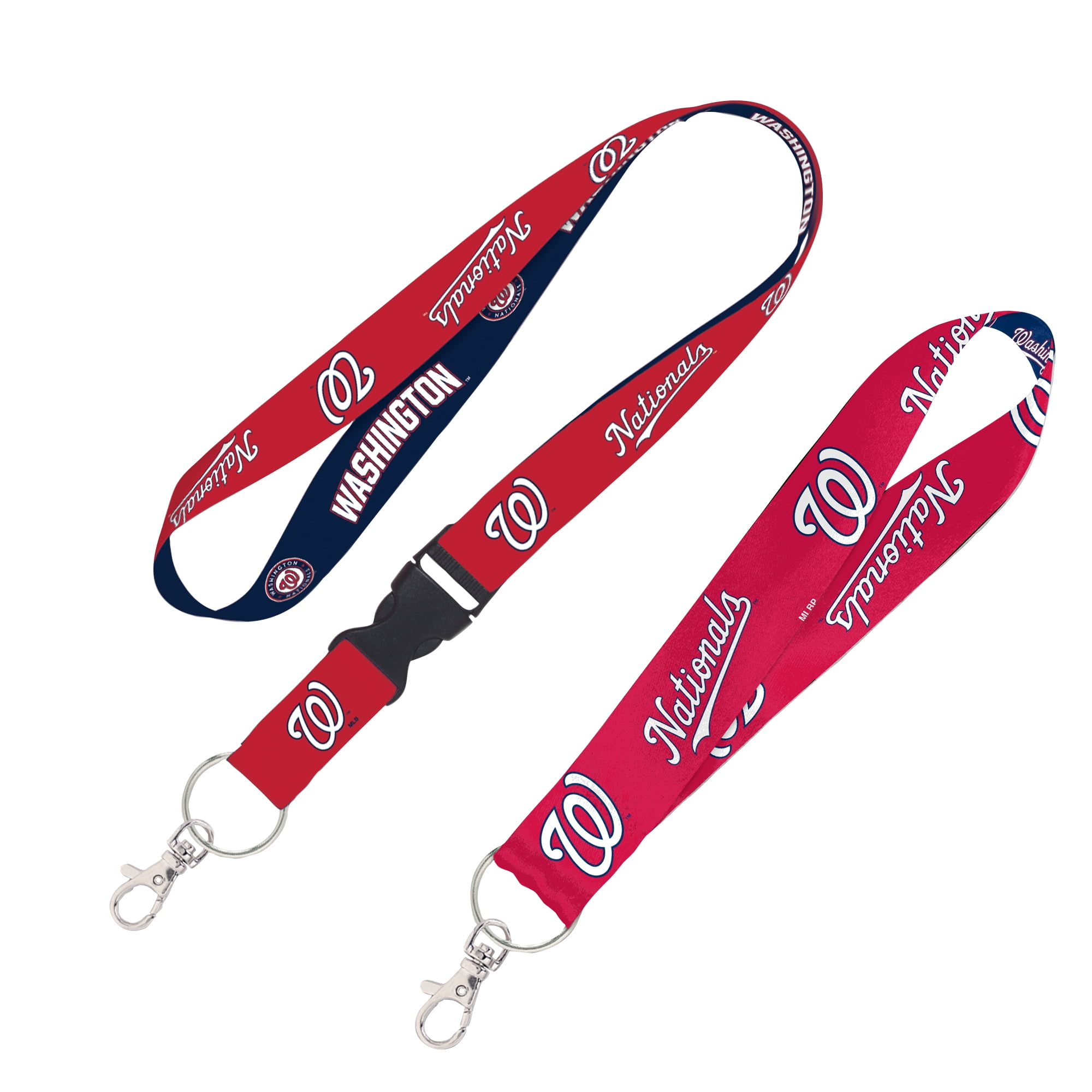WinCraft Washington Nationals 2-Pack Lanyard with Detachable Buckle ...