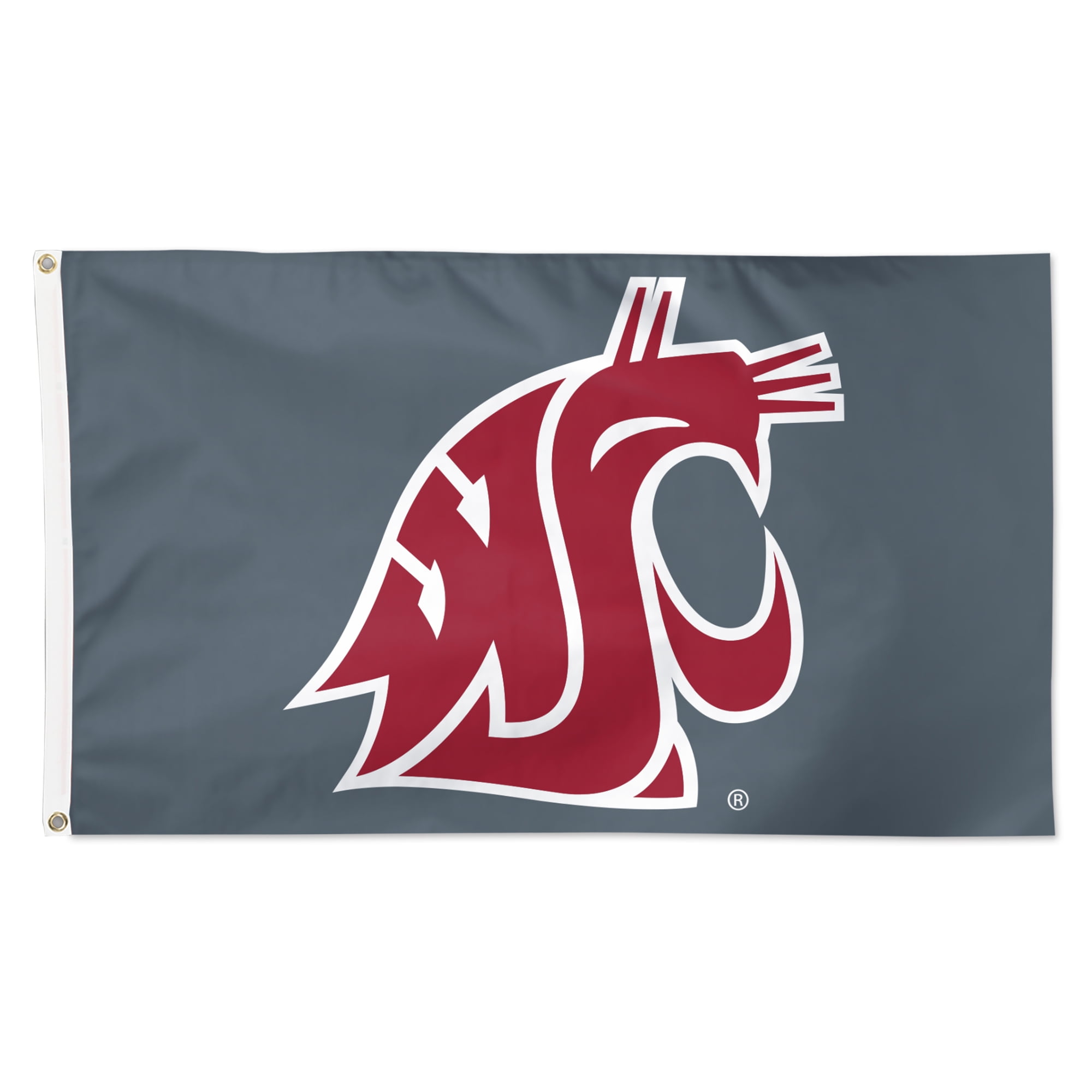 WinCraft Washington State Cougars 3' x 5' Single-Sided Deluxe Secondary ...