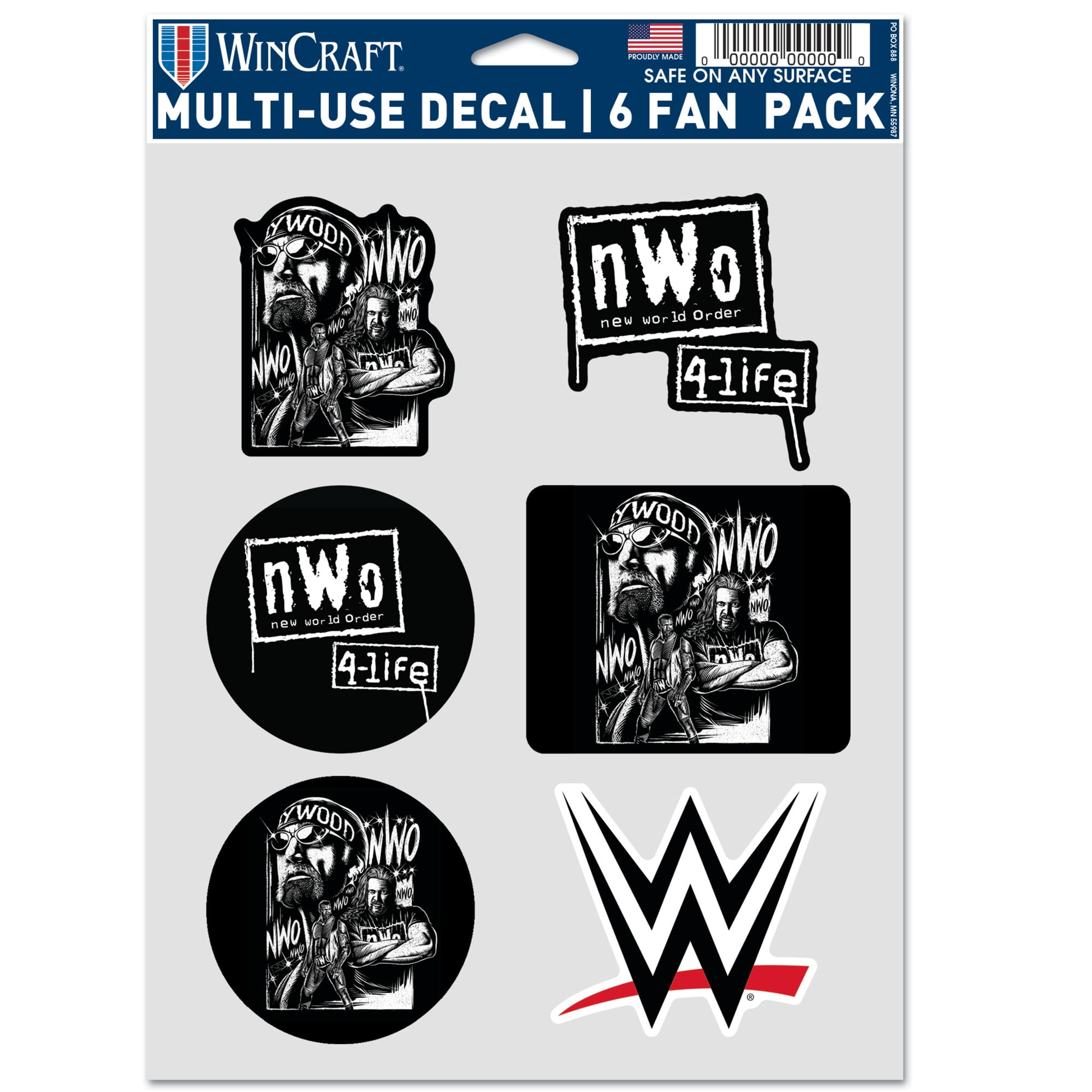 WinCraft nWo Six-Pack Decal Set - Walmart.com