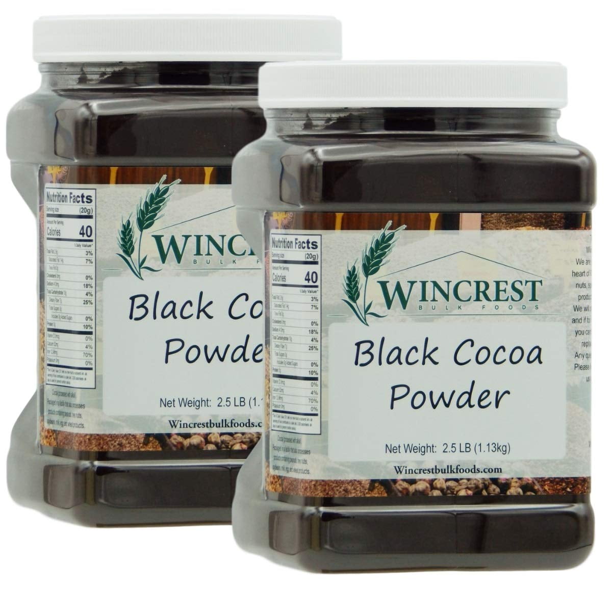 WinCrest Black Cocoa Powder - 2.5 Lb Tub (Pack of 2) - Walmart.com
