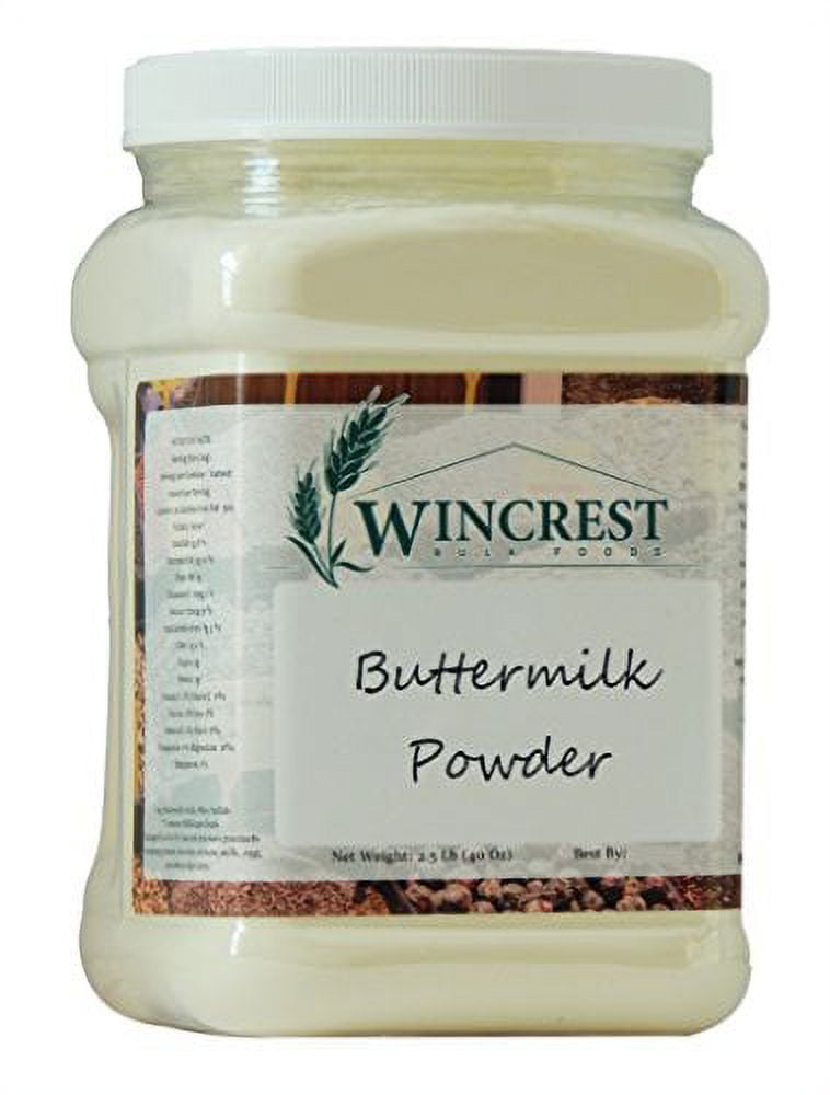 WinCrest Dried Buttermilk Powder for Baking - 2.5 Lb (1.13kg) Tub ...