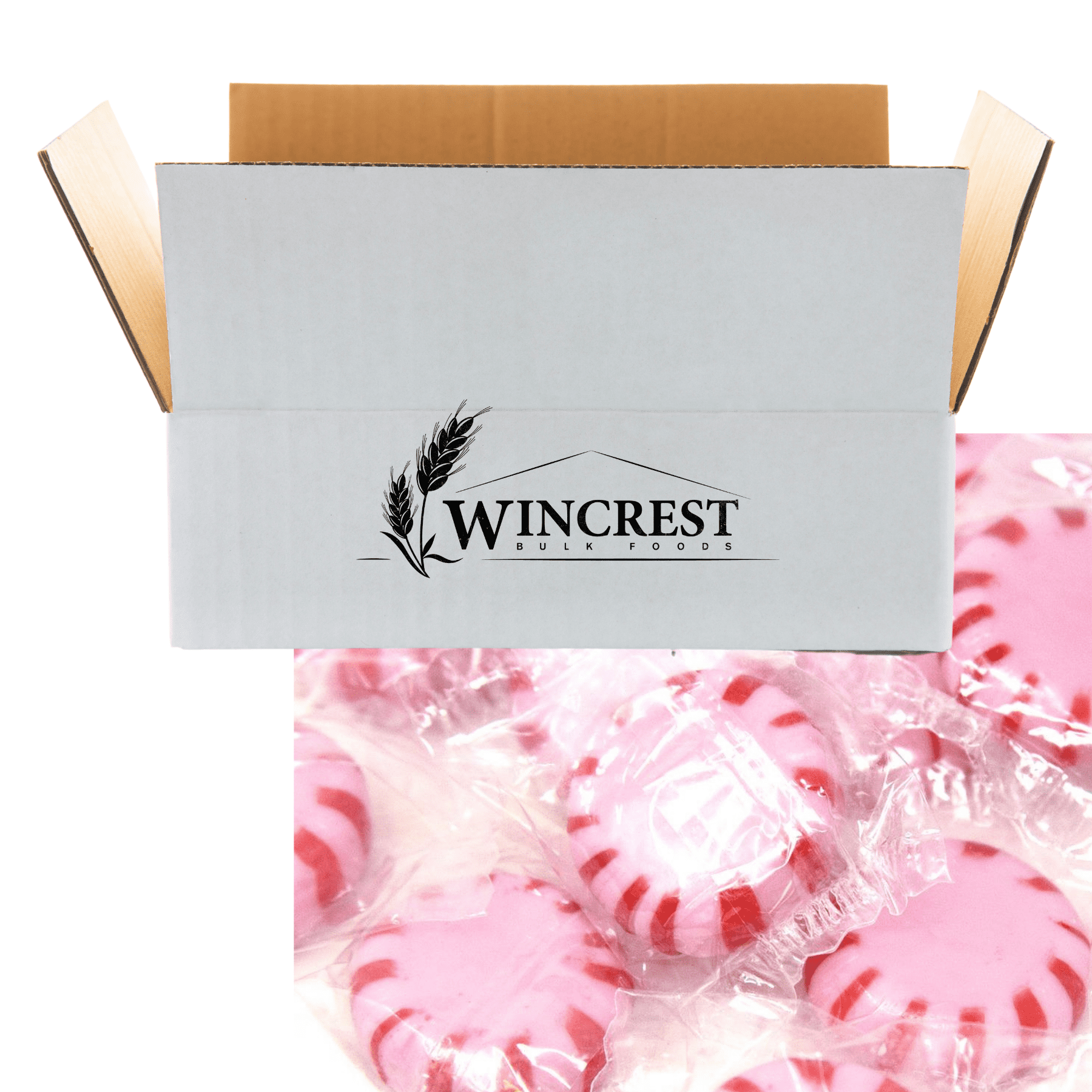 WinCrest Cinnamon Starlight Mints - Wrapped Hard Candy - 5 Lb Case ...
