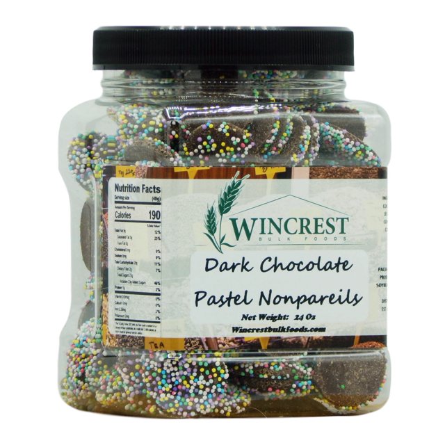 WinCrest Dark Chocolate Pastel Nonpareils - 1.25 Lb Tub - Walmart.com