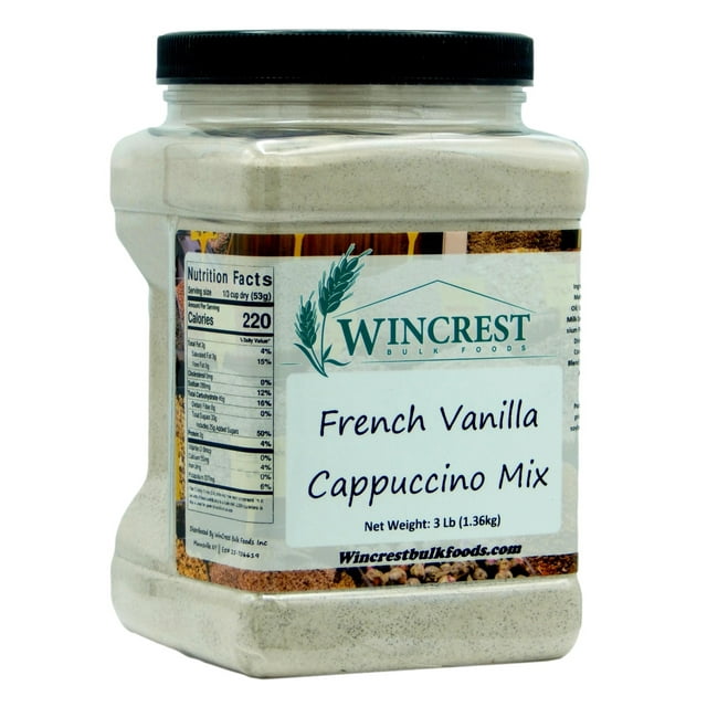 WinCrest Powdered Sugar Flavored French Vanilla Cappuccino Coffee Mix ...