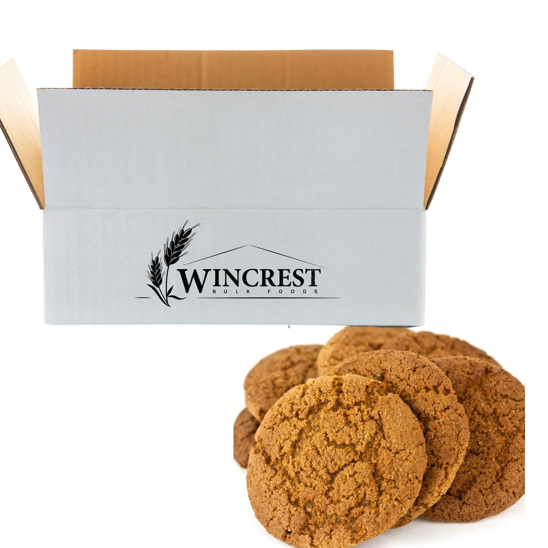 WinCrest Ginger Snap Cookies || 3 Lb Case - Walmart.com