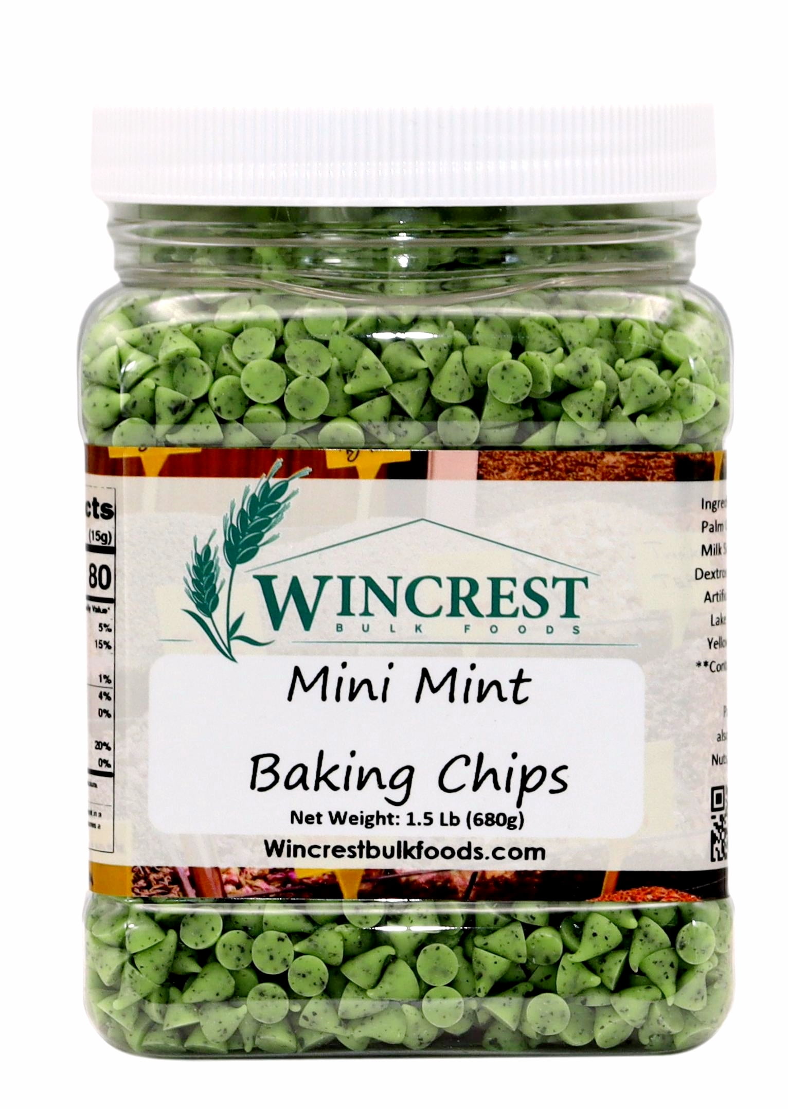 WinCrest Green Mint Baking Chips - 1.5 Lb Tub - Walmart.com