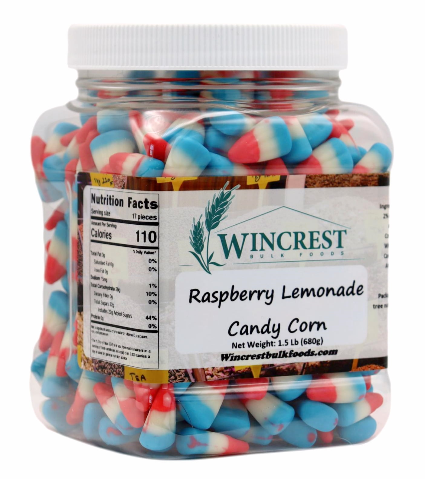 WinCrest Raspberry Lemonade Candy Corn - 1.5 Lb Tub - Walmart.com