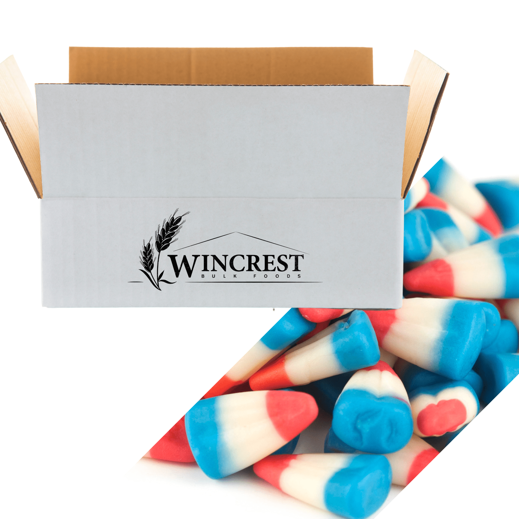 WinCrest Raspberry Lemonade Candy Corn - 5 Lb Case - Patriotic Red ...