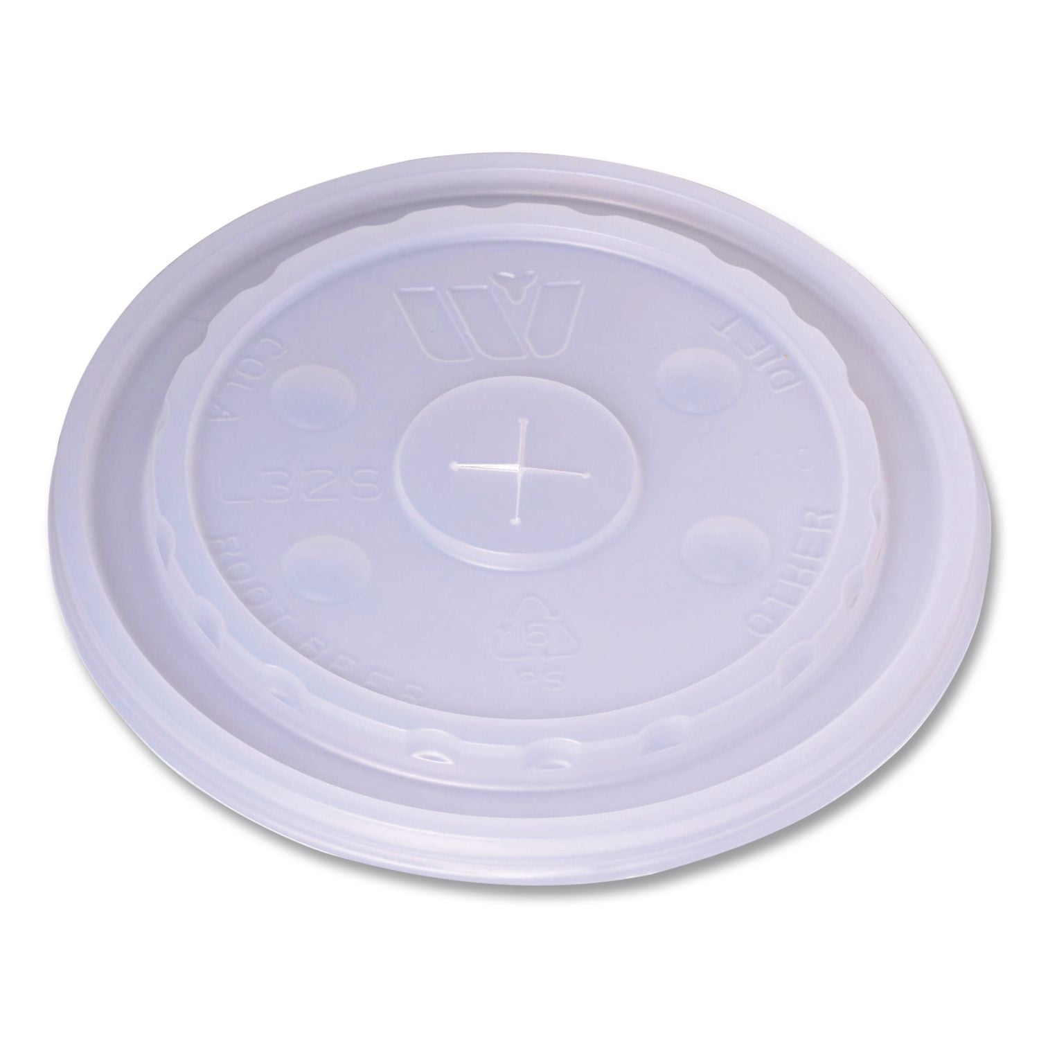 Slotted Plastic Lids for 32 oz to 64 oz Cold Cups and Bowls ...