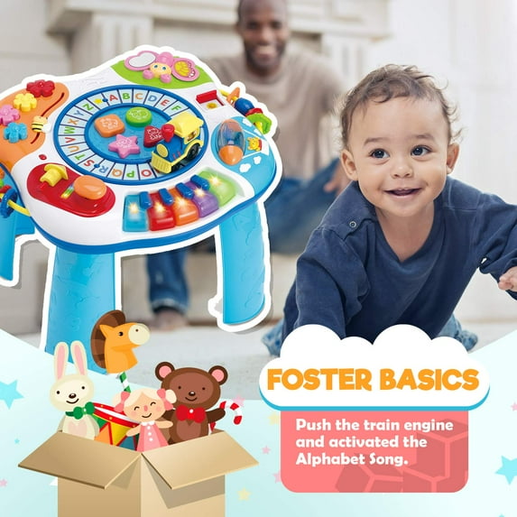 WinFun Letter Train and Piano Activity Table - Walmart.com