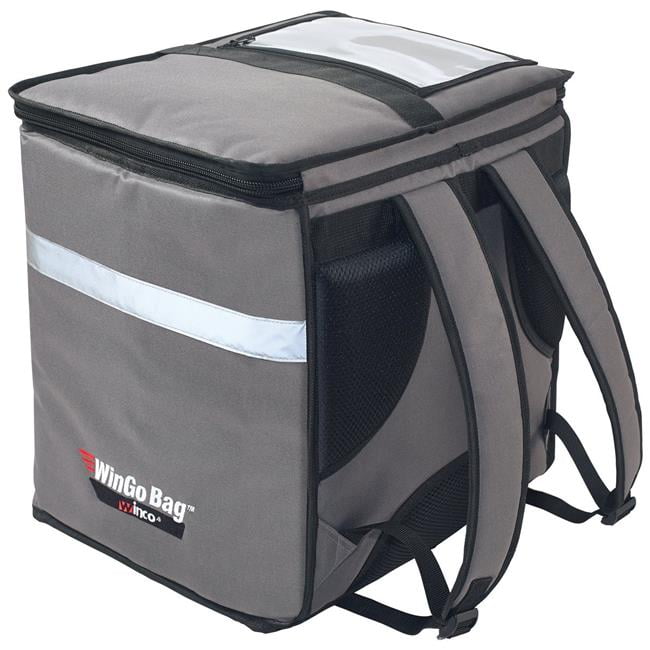 WinGo Bag Delivery Premium Gray Insulated Backpack - Walmart.com