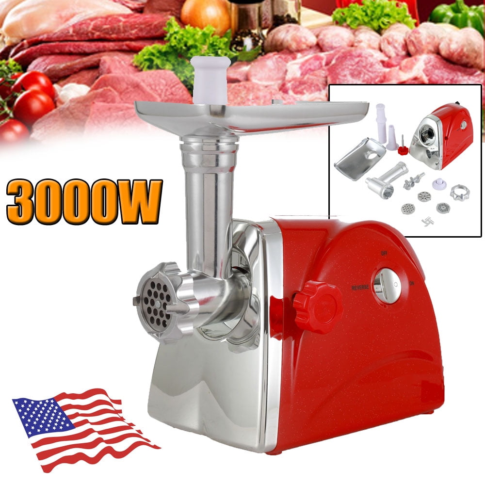 WinHolder 3000W Home Electric Meat Grinder Heavy Duty Mincer Sausage ...