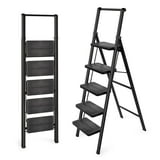 Winholder 5 Step Folding Ladder Step Stool with Wide Anti-Slip Pedal ...