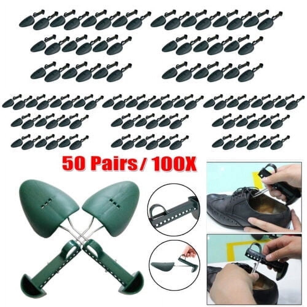 WinHolder 50 Pairs/100X Durable Form Plastic Shoe Tree For Men Boot ...