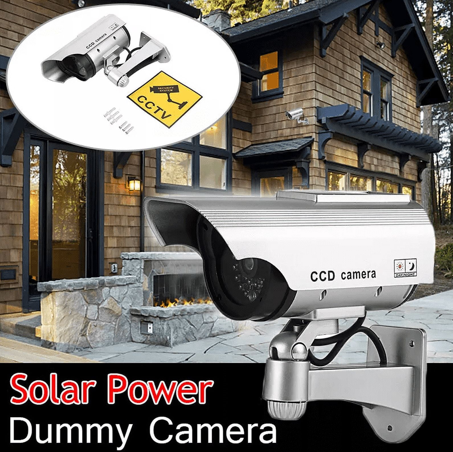 WinHolder Solar Power Dummy Camera Fake Dummy Security CCTV ...