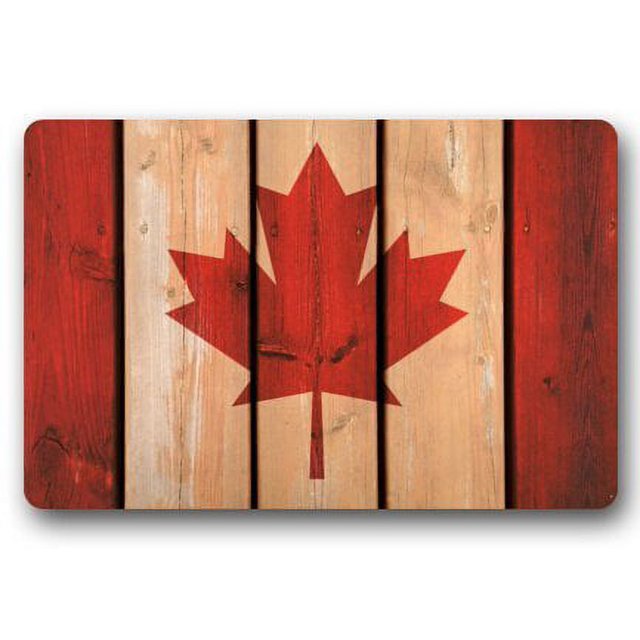WinHome Canada National Flag Doormat Floor Mats Rugs Outdoors/Indoor ...